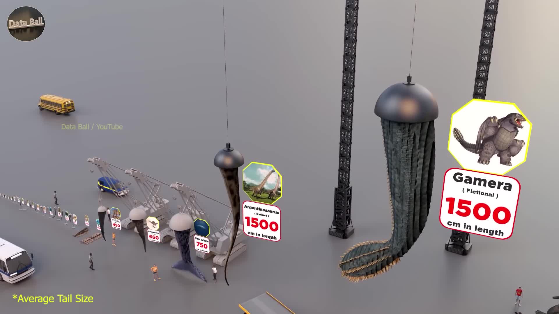 Tail Size Comparison | Animal Tail | Monster Tail | Extinct Animals ...