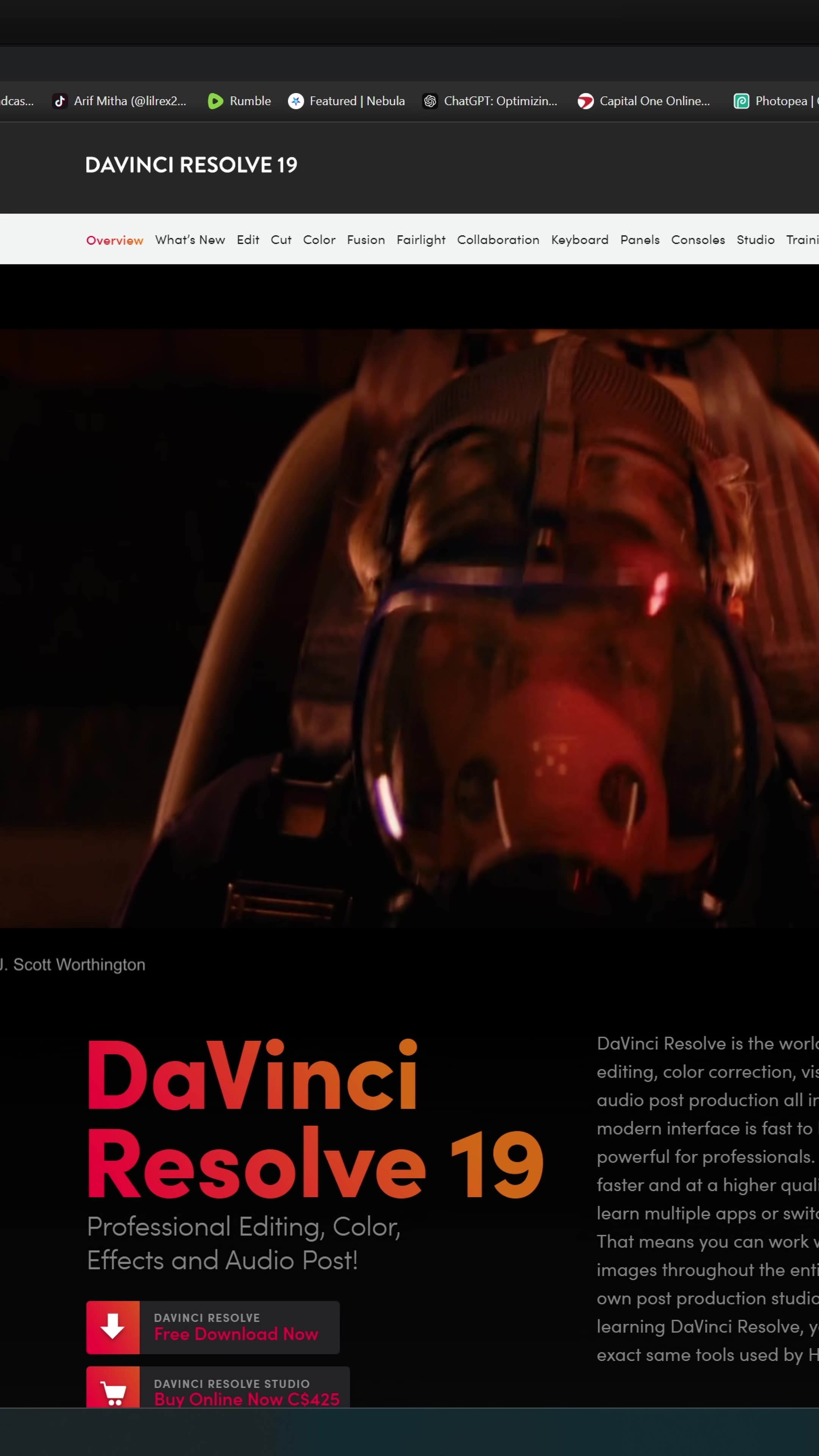 Davinci Resolve Neural Engine
