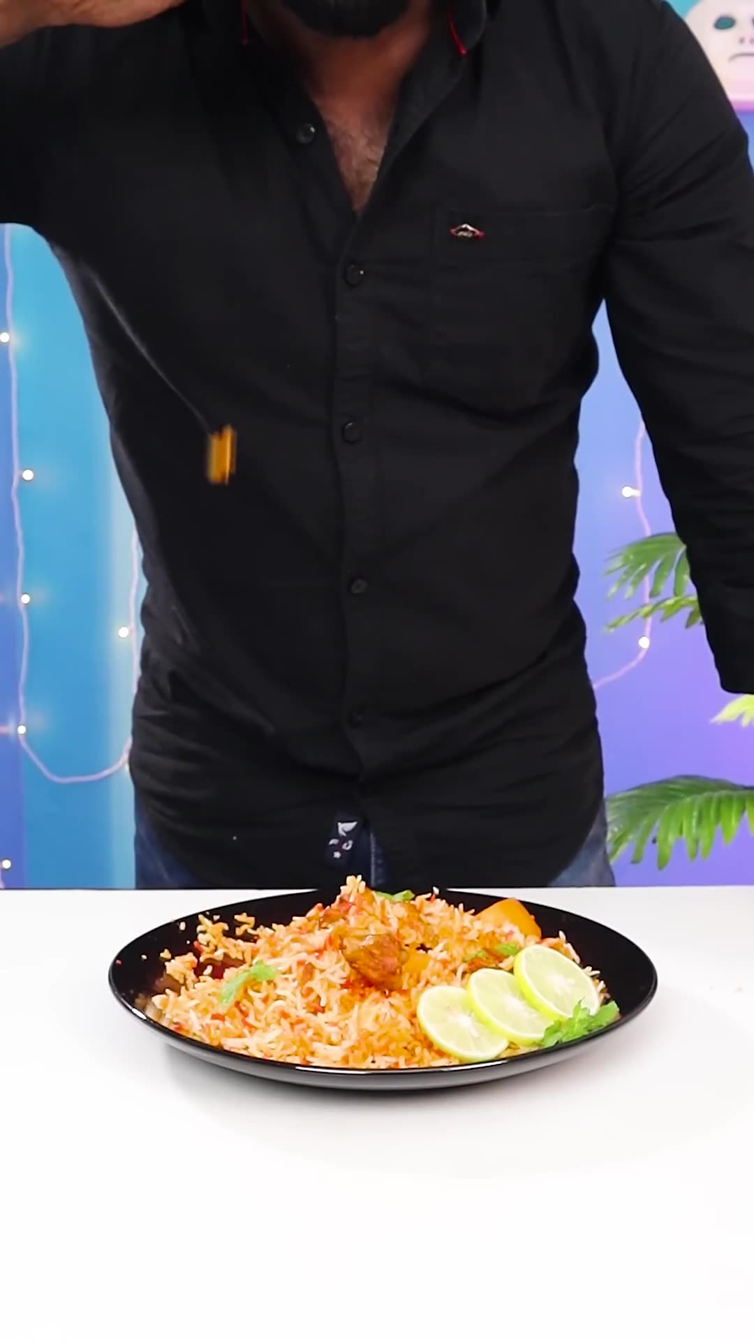 Pakistani Chicken Biryani ASMR #shorts