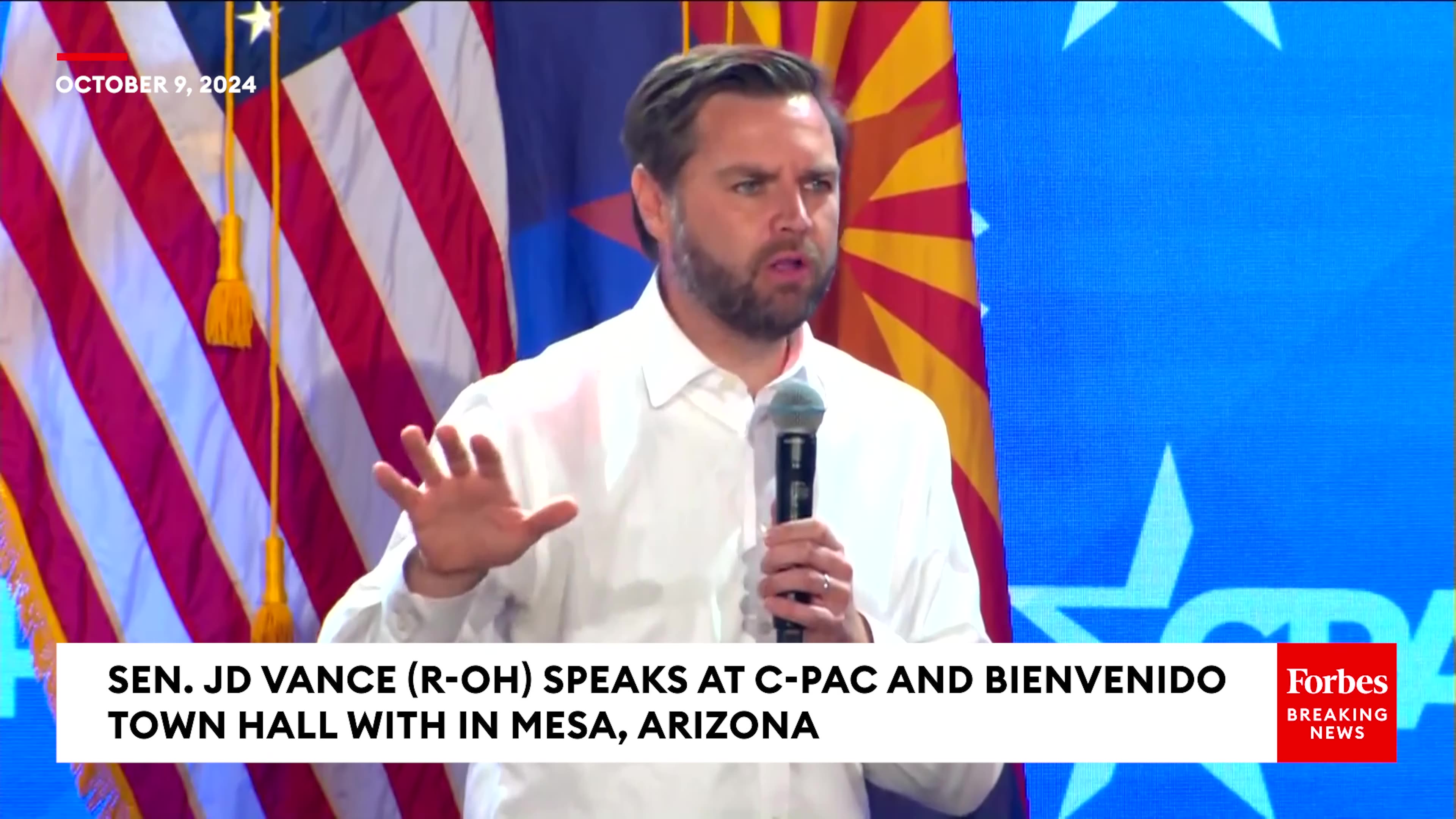 FULL TOWN HALL: JD Vance Takes Questions At Conservative Town Hall In ...