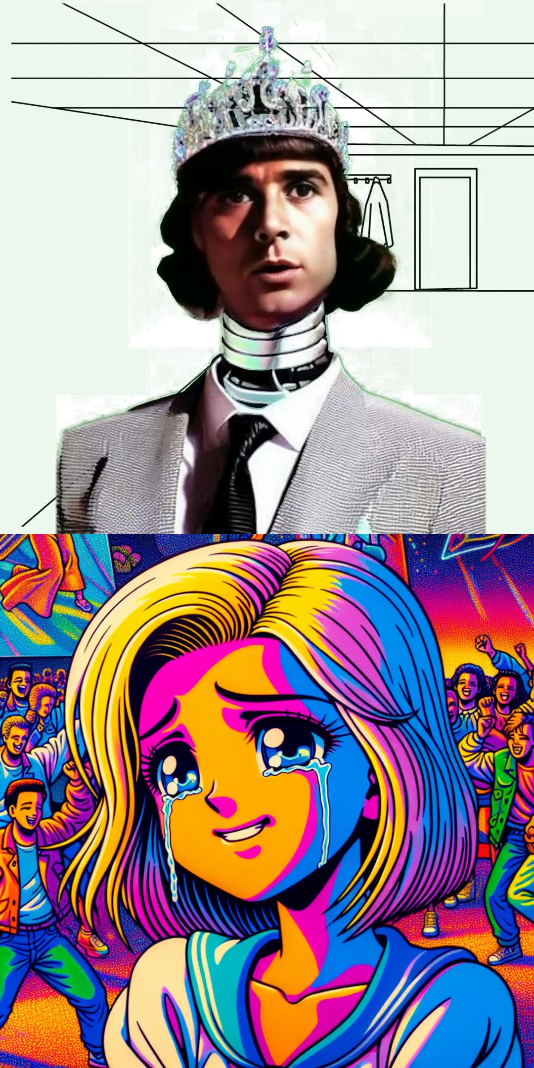 the Simpsons and Sabrina Carpenter Don' Smile