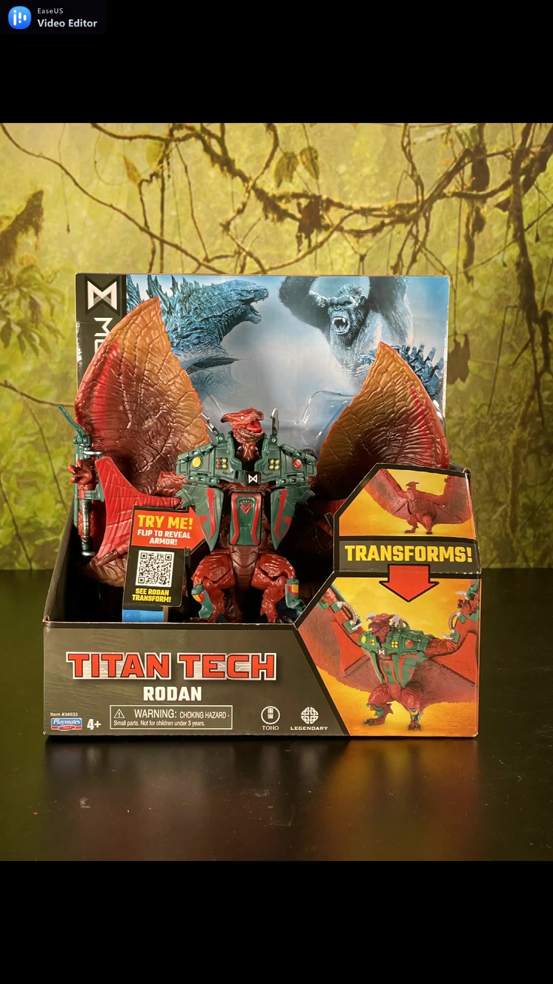 New Godzilla Vs Kong Toys Titan Tech Rodan Unboxed MonsterVerse ...
