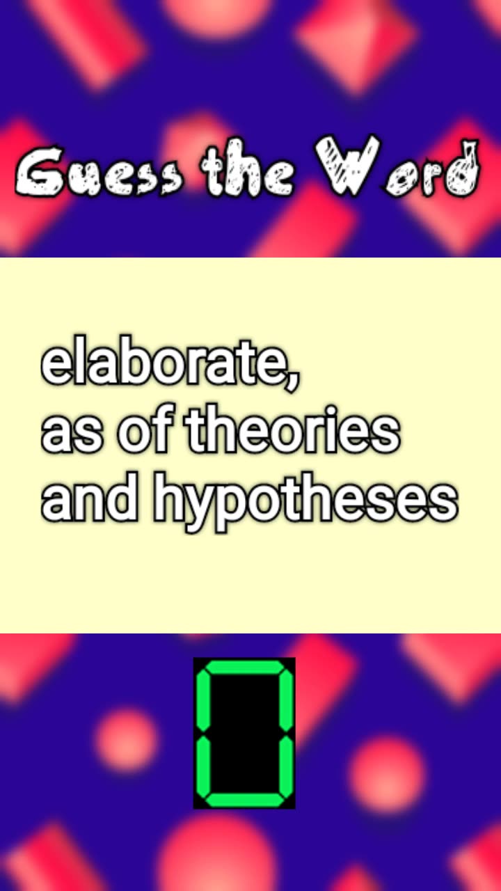 Guess the Word | English | Level 1