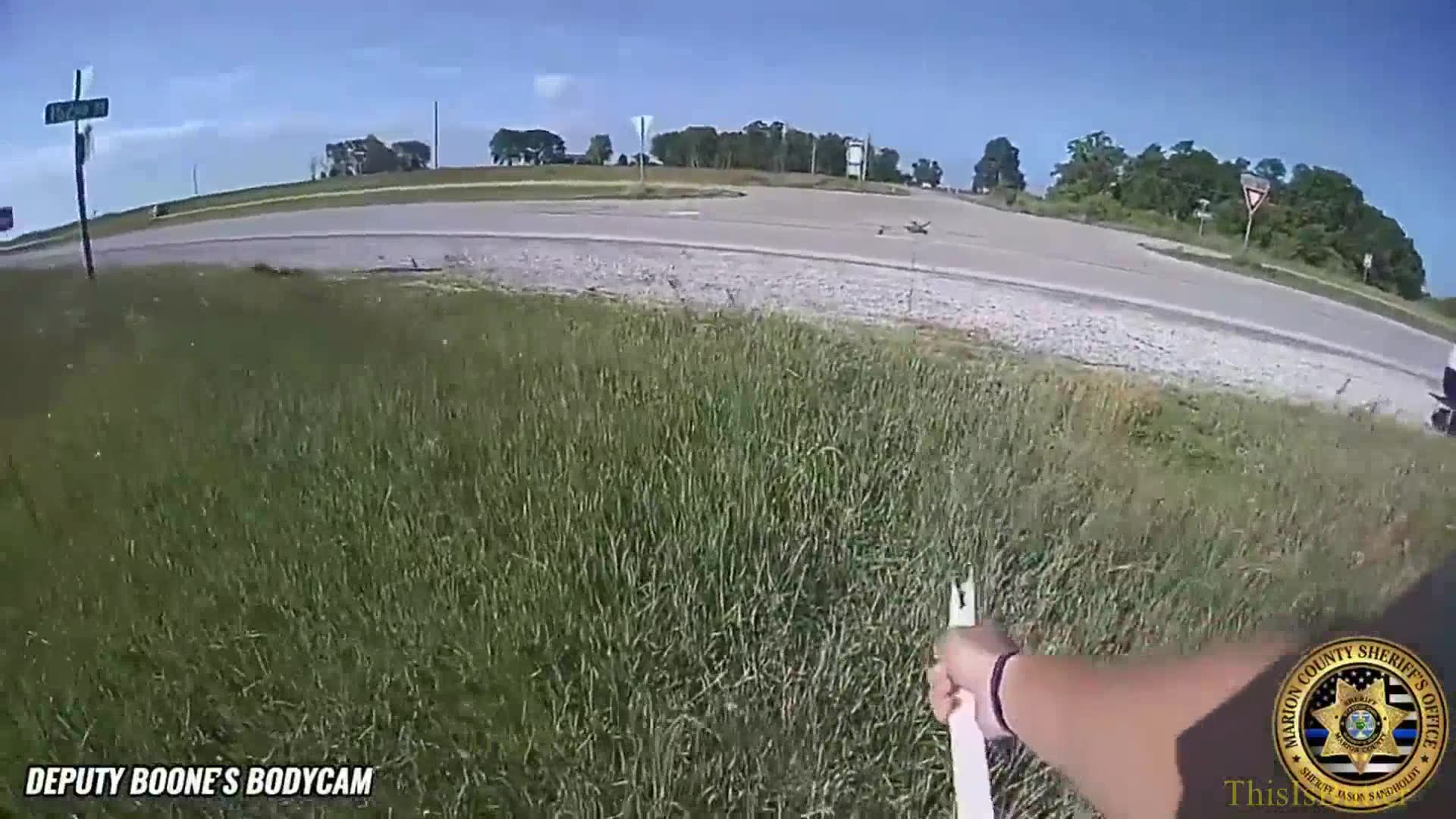 Body cam shows officer using stop sticks to end a 110 mph chase, Perry ...