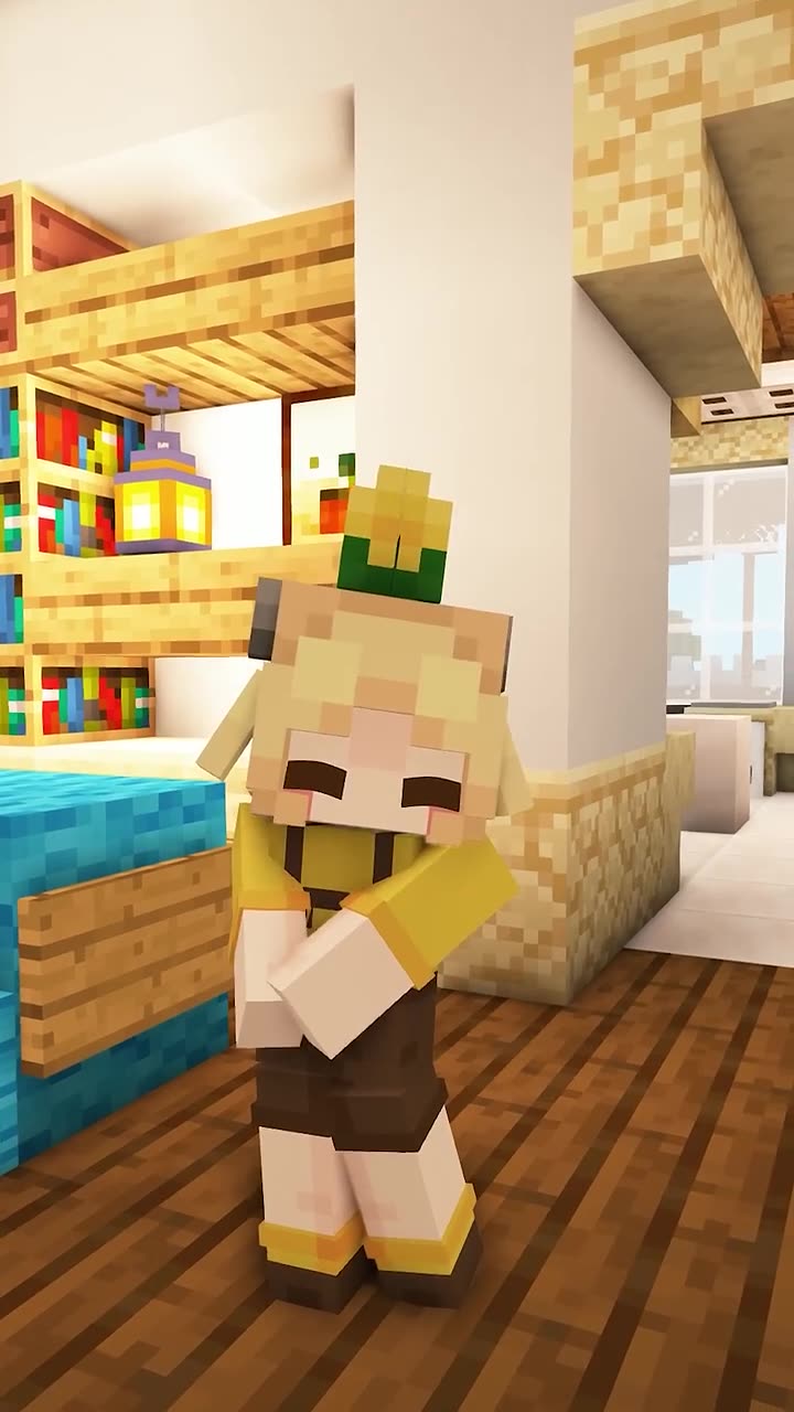 Daisy is HOME ALONE in Minecraft!!