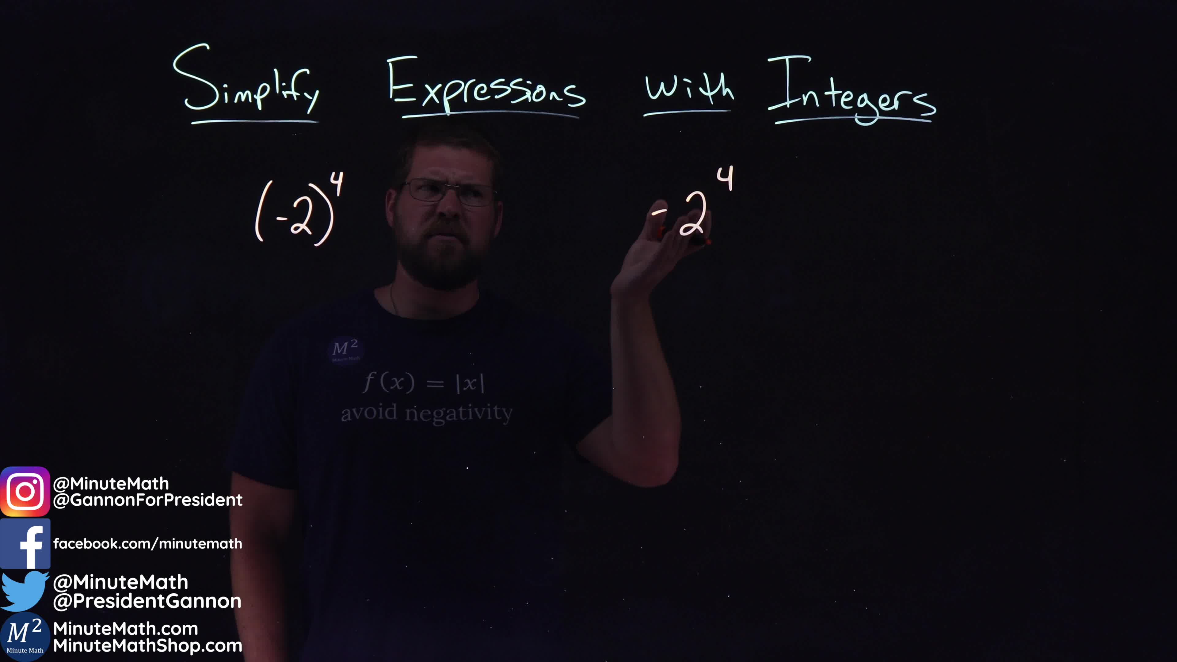 How to Simplify Expressions with Integers | Two Examples | Part 1 ...