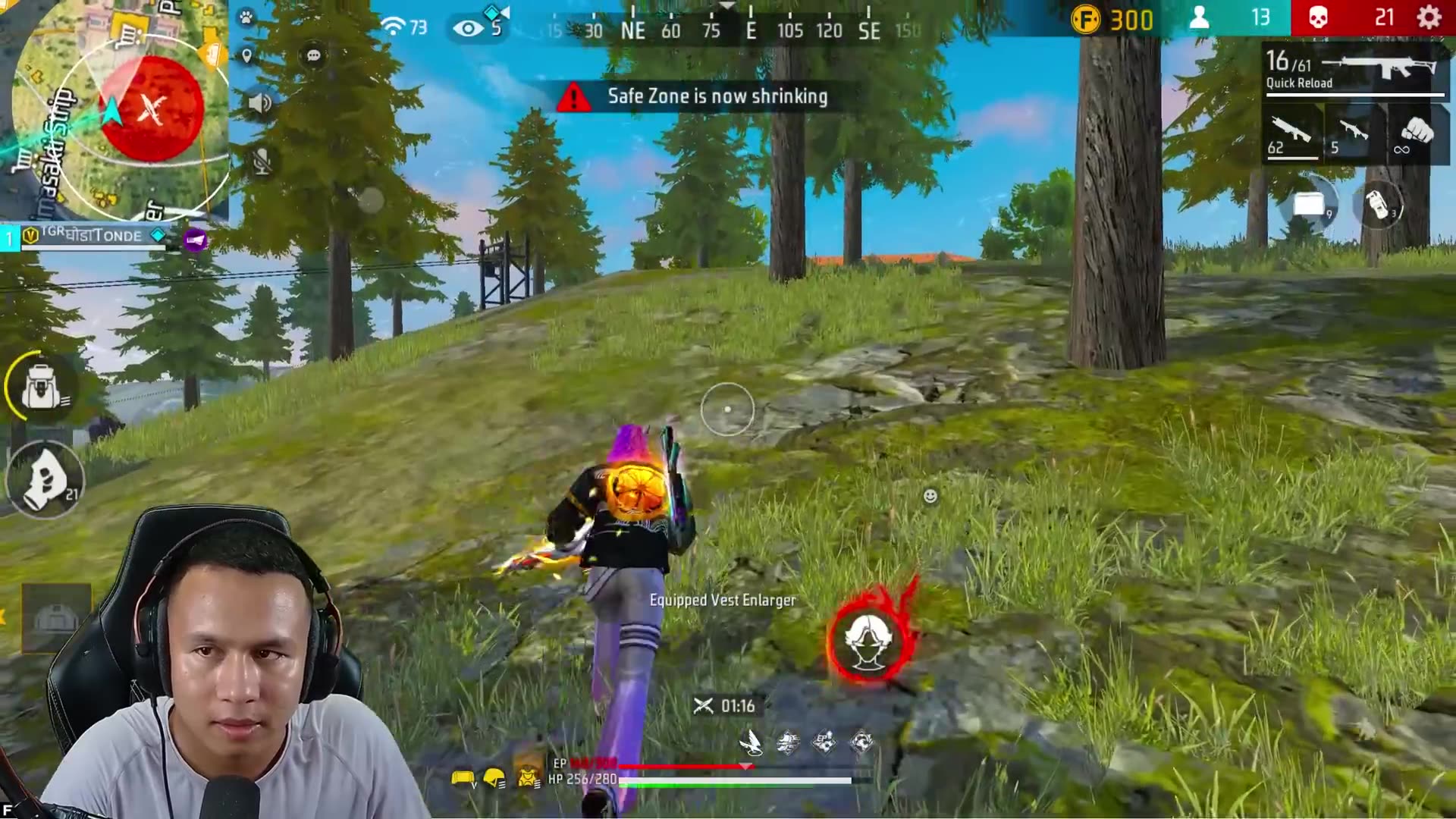 Free fire new challenge tonde gamer 😍🤩(tonde dai)