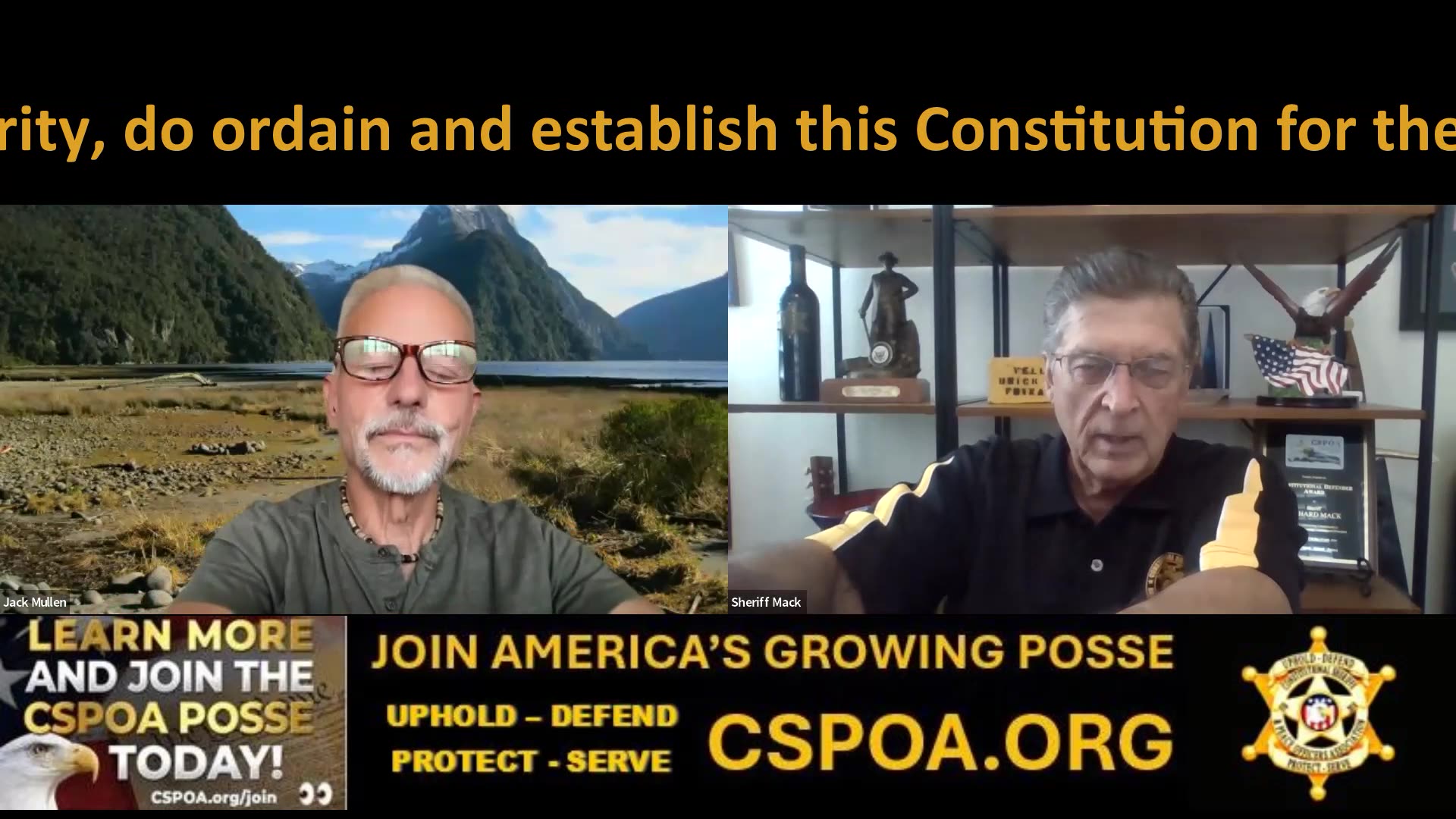 Sheriff Mack Teaches the Posse the Preamble to the U.S. Constitution in ...