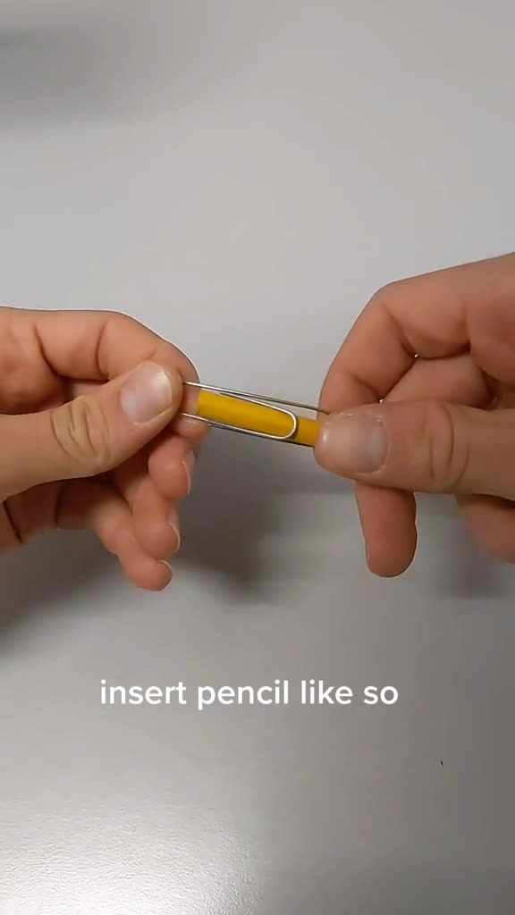 How to make a spinning pencil