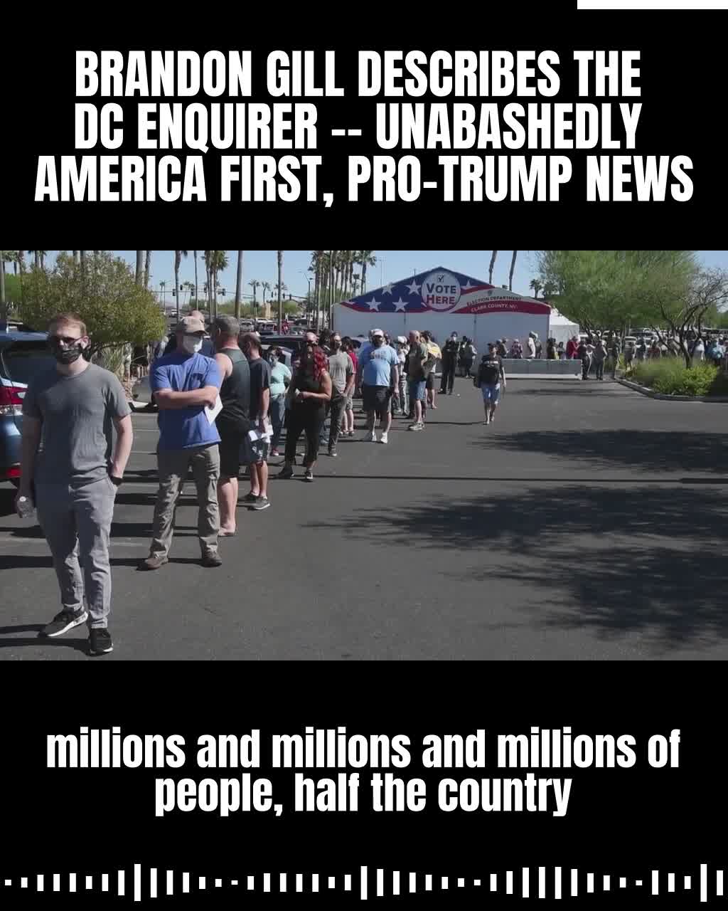 Brandon Gill Describes The DC Enquirer -- Unabashedly America First And ...