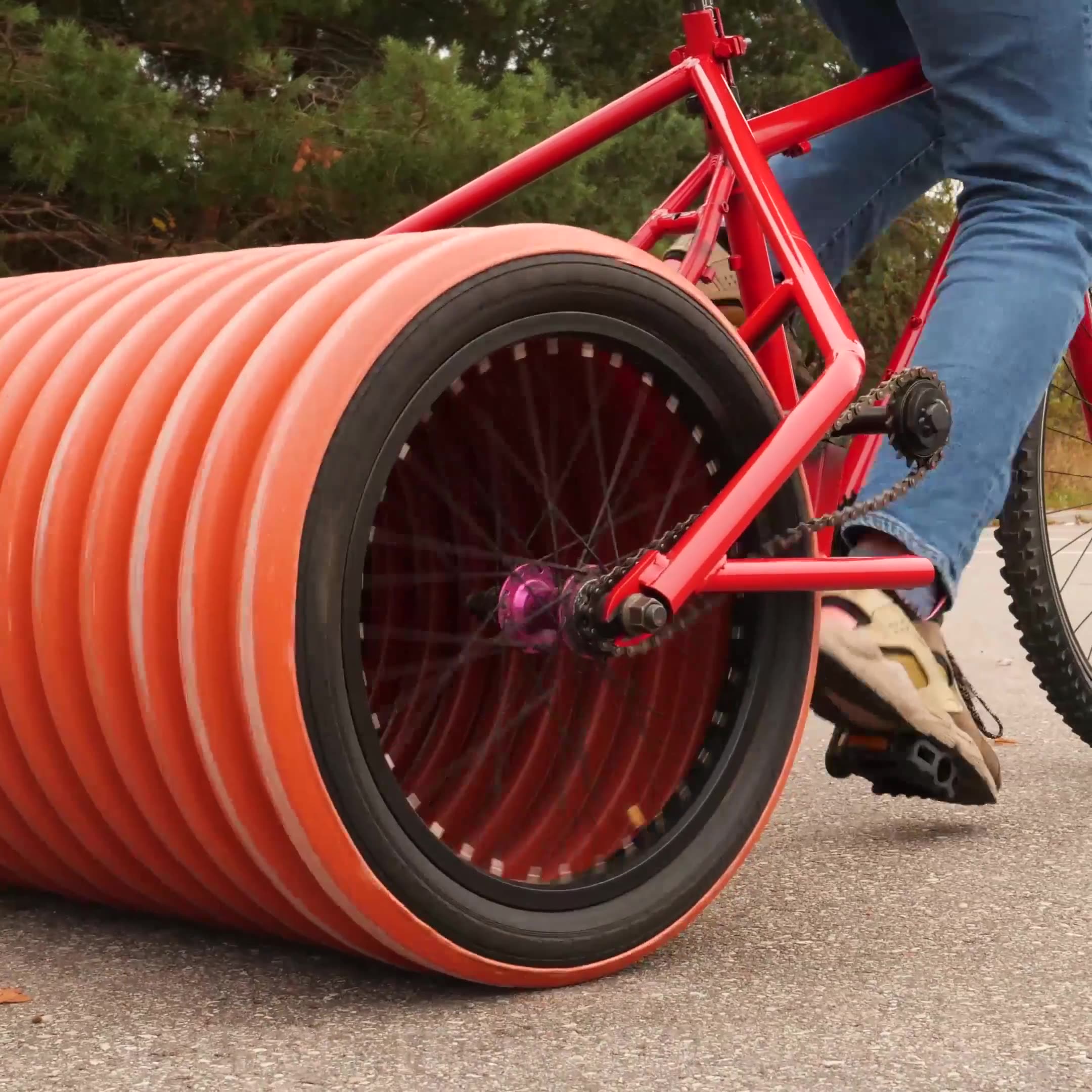Crazy DIY bike wheels for any conditions