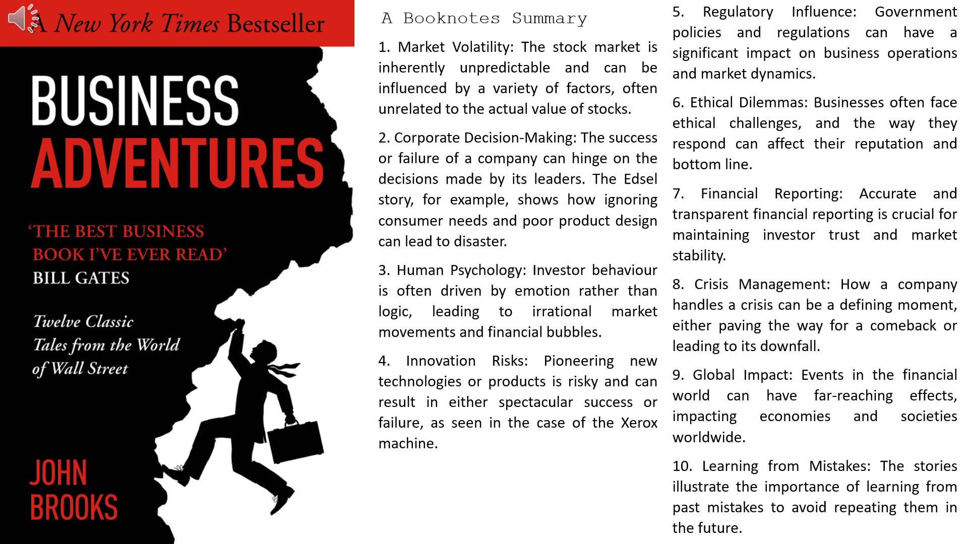 Business Adventures Twelve Classic Tales from the World of Wall Street ...