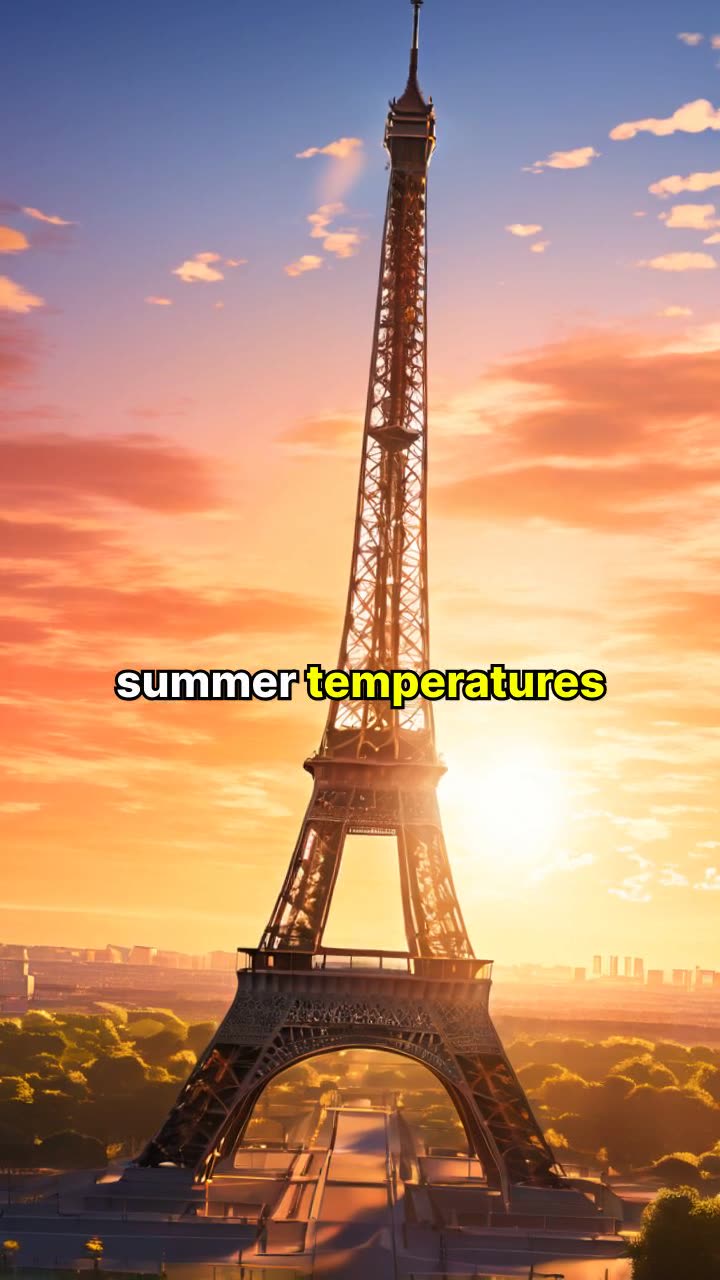 The Eiffel Tower's Amazing Expansion Explained! 🌞🏗️