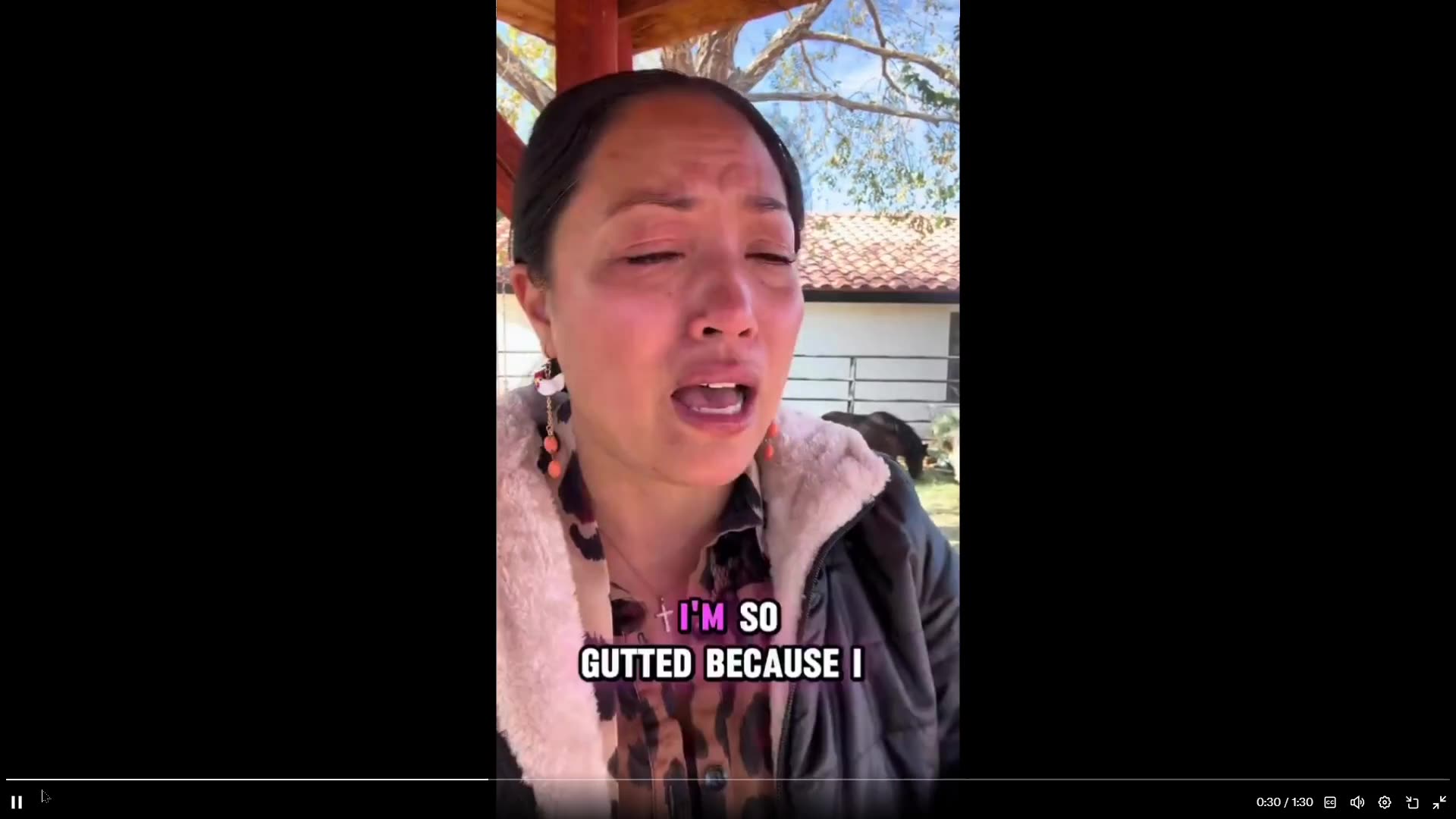 US Government is out of control. Lady in tears: denied to...