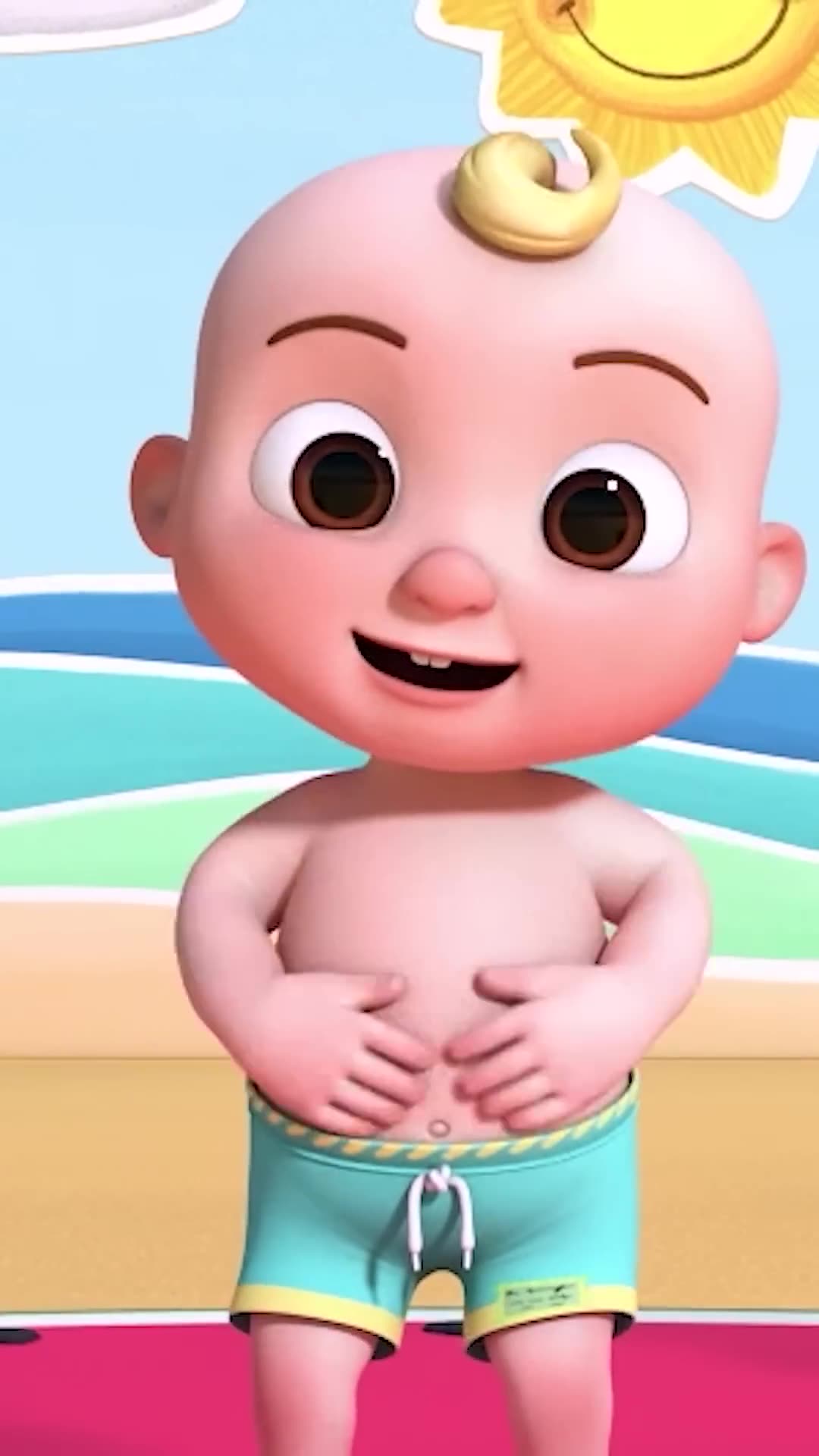 Belly Button Song Dance! Learn about the Body! CoComelon