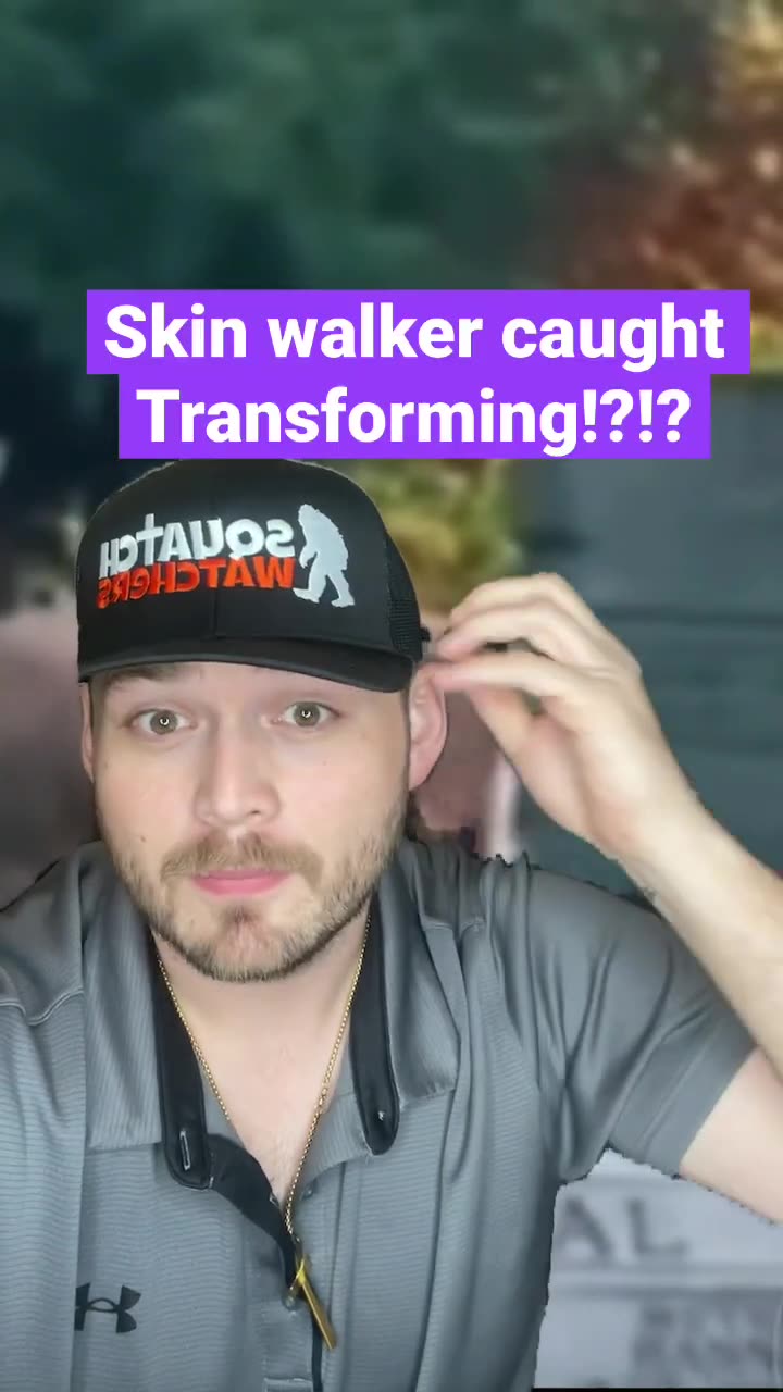 SKIN WALKER SHAPE SHIFTS INTO DEER DISGUISE ON CAMERA! Wendigo ...