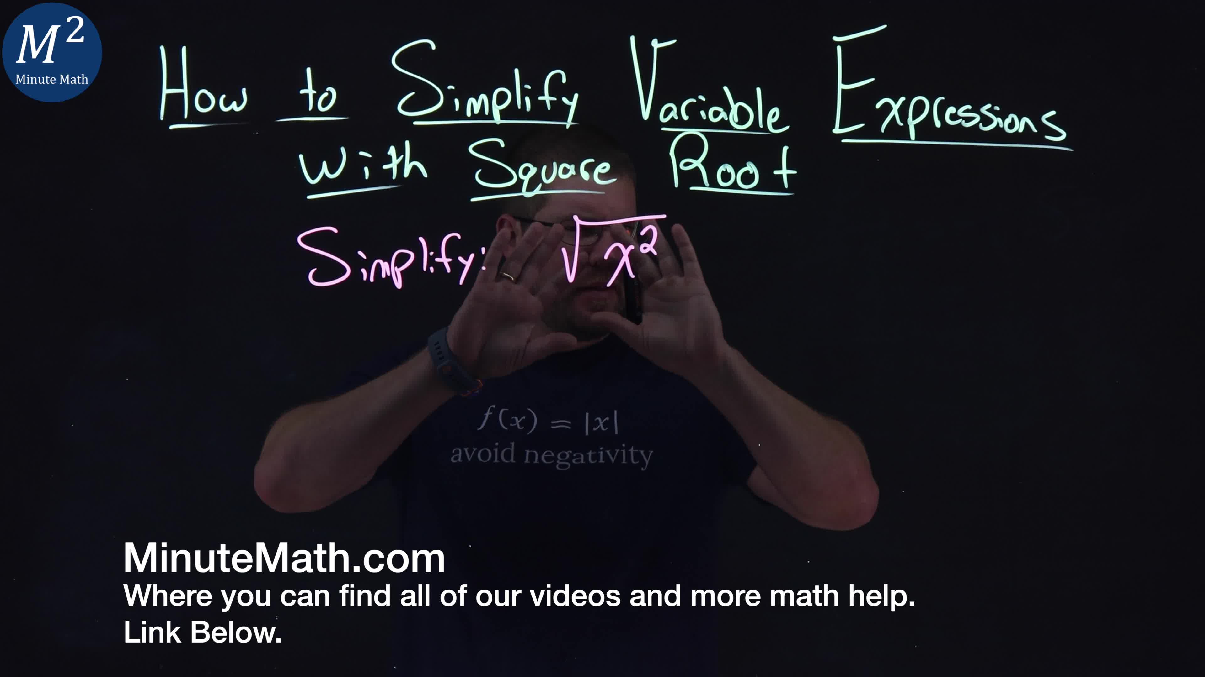How to Simplify Variable Expressions with Square Root | Simplify √(x² ...