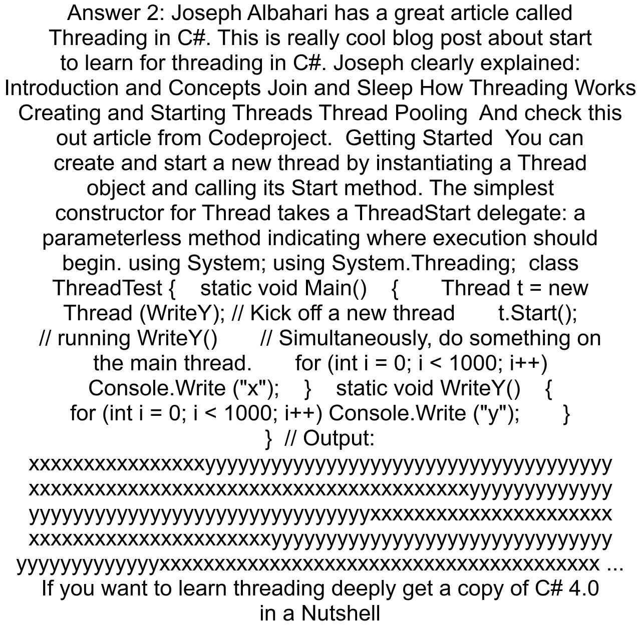 C Threading Exercises for beginners