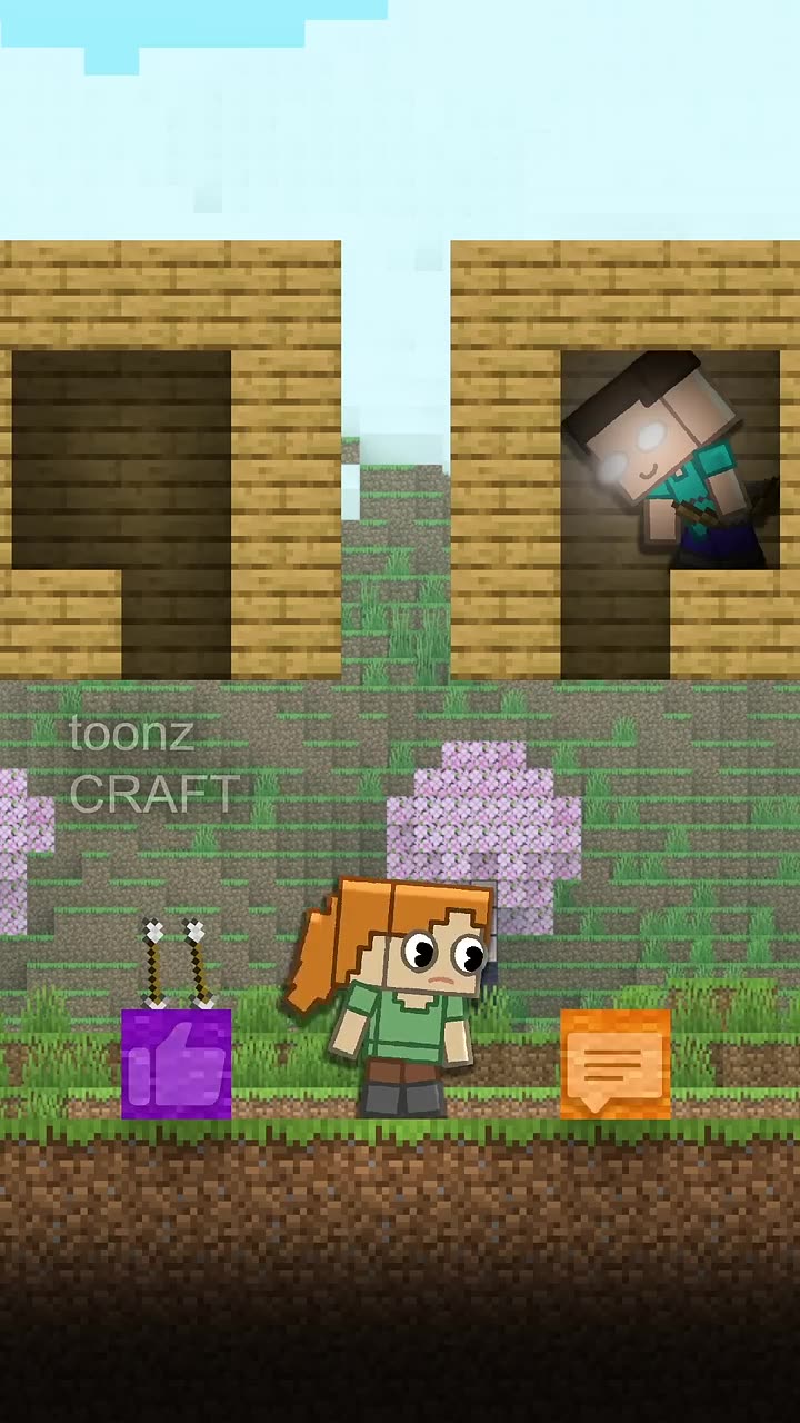 DON'T GET AN ARROW CHALLENGE! Alex vs. Herobrine - funny minecraft ...