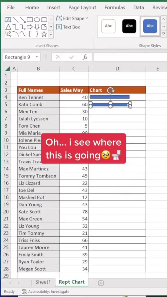 How to create chart with just one formula Excel Skills and Tips | Technical Buddy #technicalbuddy