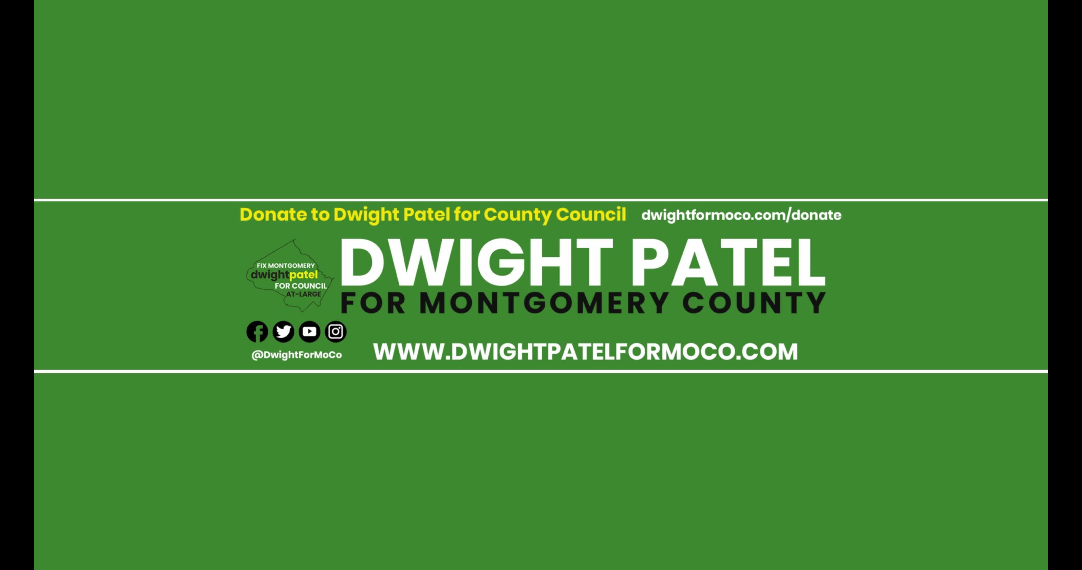 Dwight Patel for MoCo Campaign Kick-Off