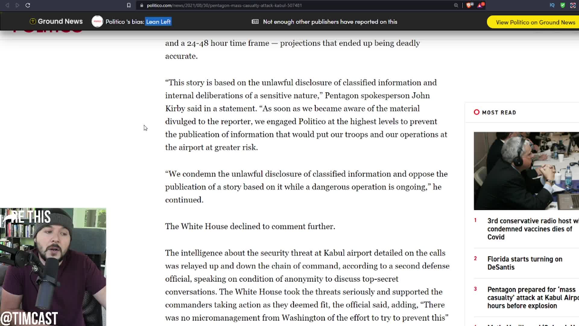 LTC Stuart Scheller Relieved Of Duty For Calling Out Biden Failure In ...