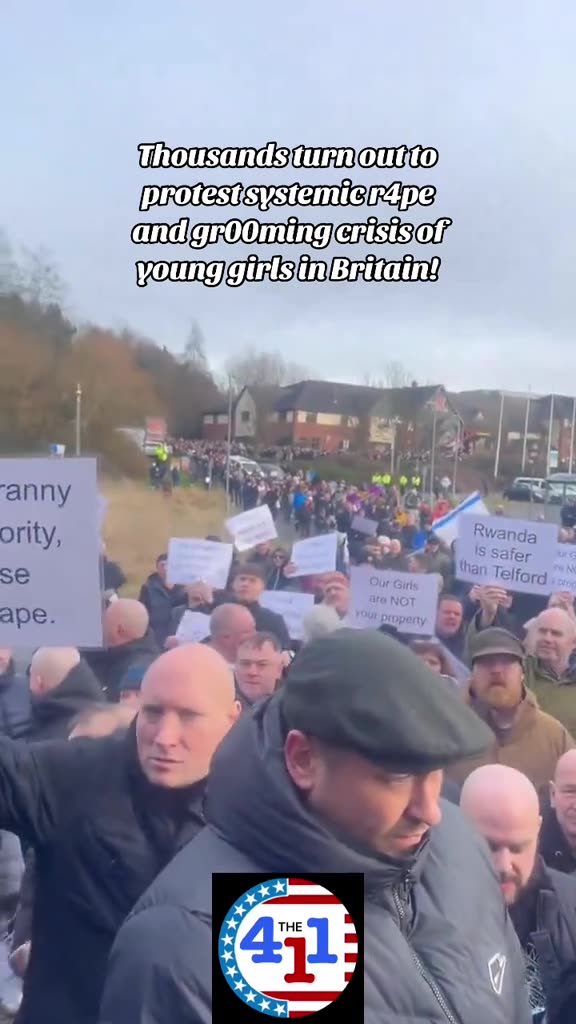 Thousands turn out to protest systemic r4pe and grOOming crisis of ...