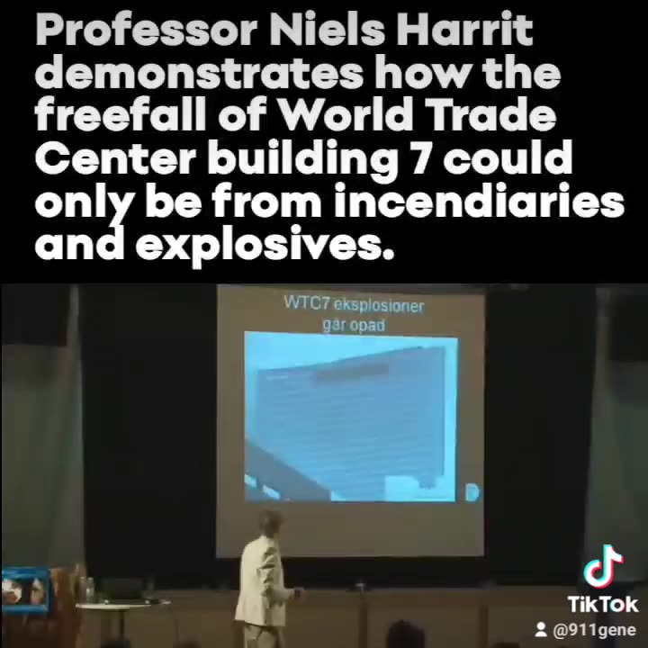 Niels Harrit Demonstrates How The Freefall Of WTC7 Could Only Be From ...