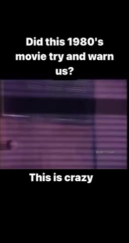 Here’s a clip of a 1981 film called Early Warning **WOW"!!