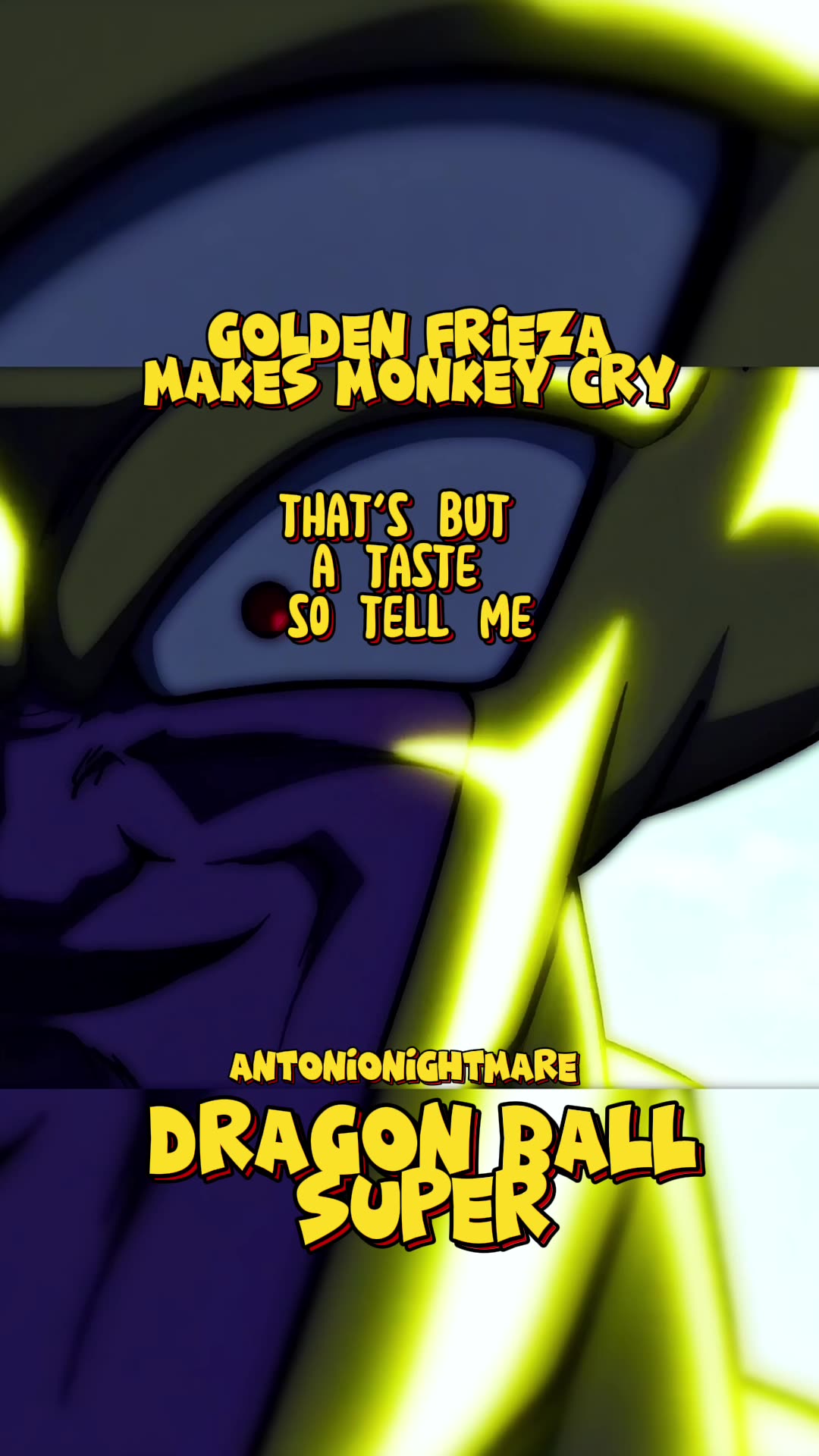 Alpha Sigma Emperor Golden Frieza makes a Monkey Cry. I HATE SAIYAN Too ...