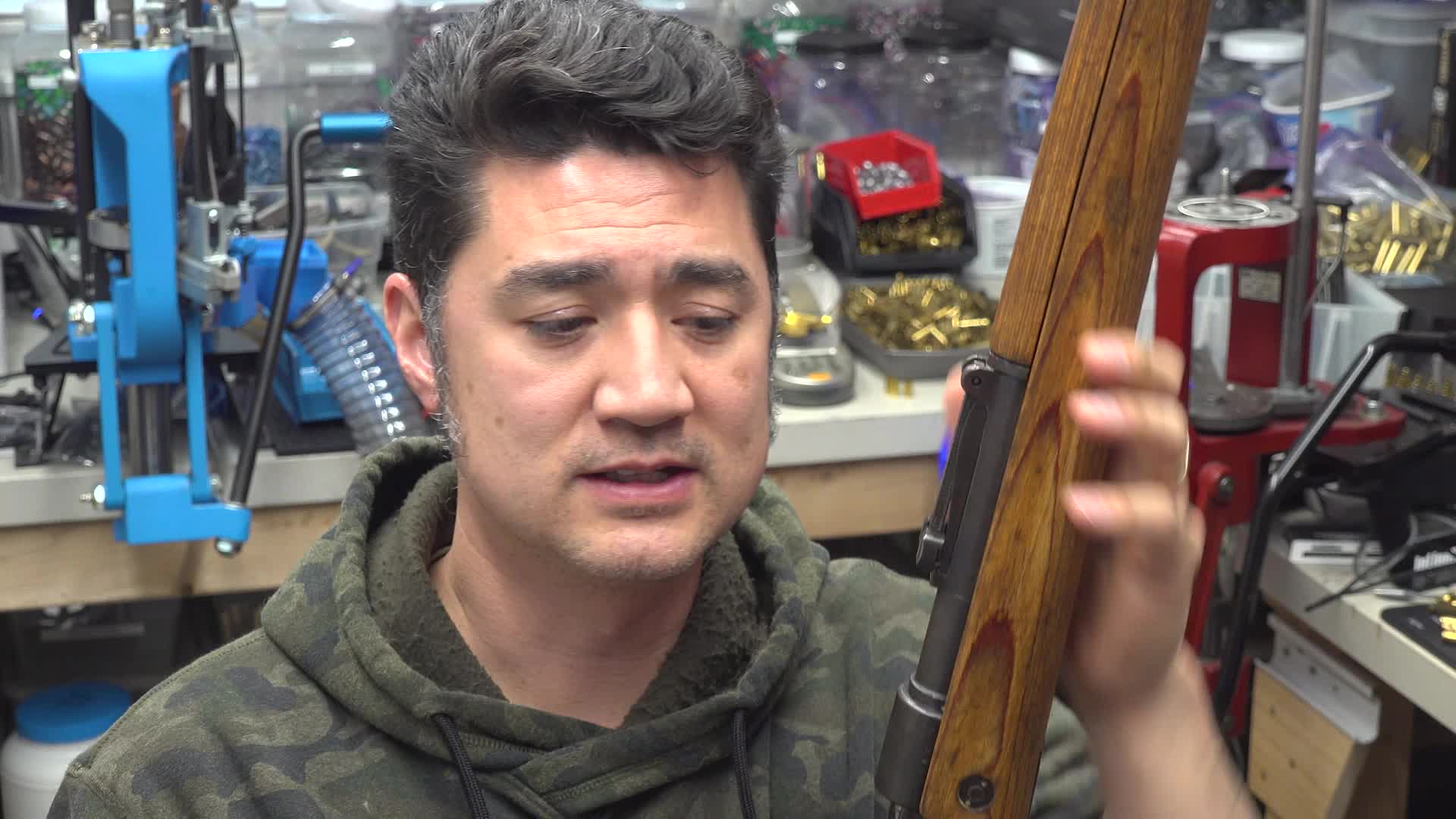 Table Top Look At My Refinished Stock 98 Mauser (Gene Tessier Gun Smith)