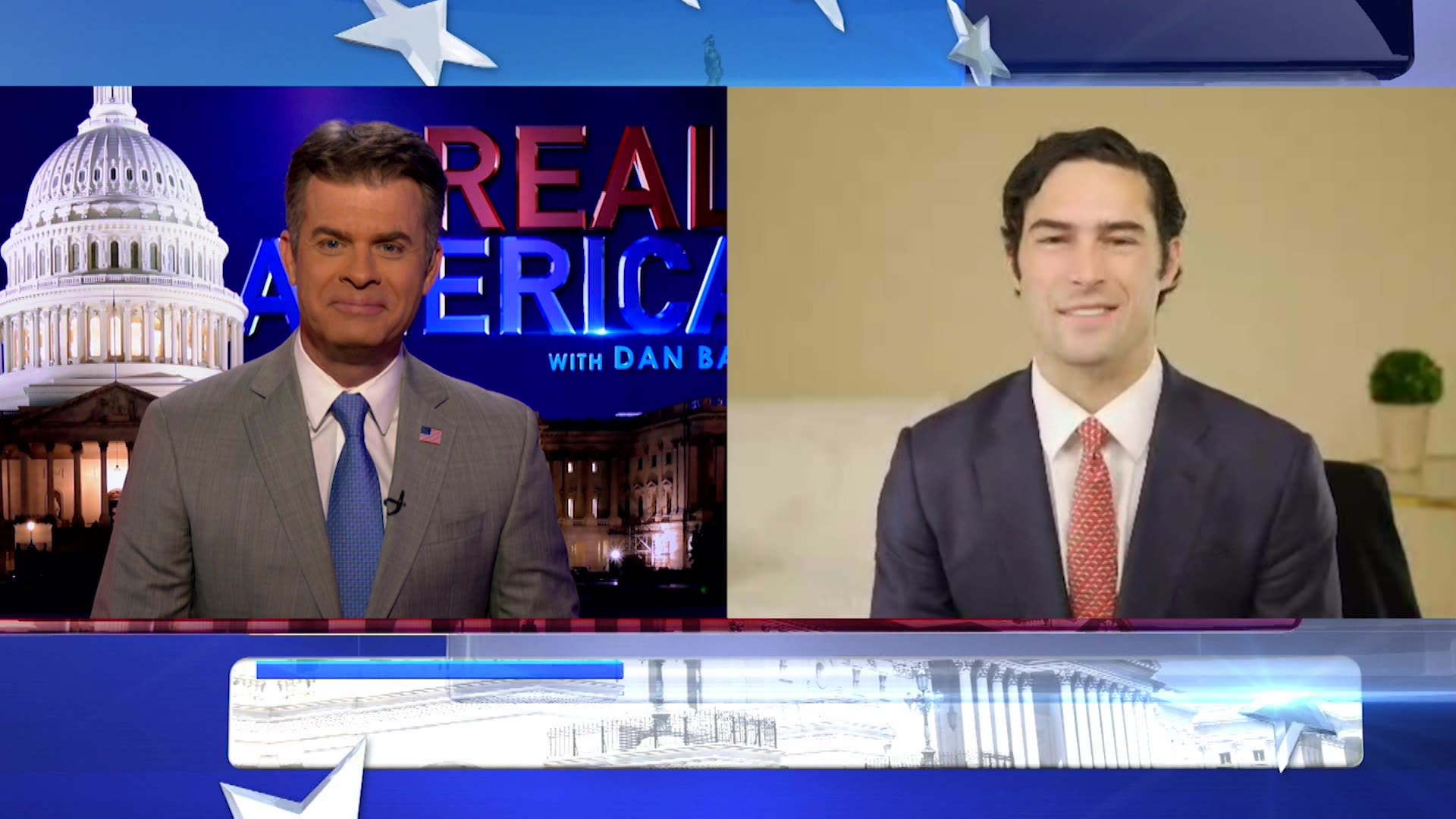 REAL AMERICA -- Dan Ball W/ Congressman-Elect Brandon Gill, USSS In The ...