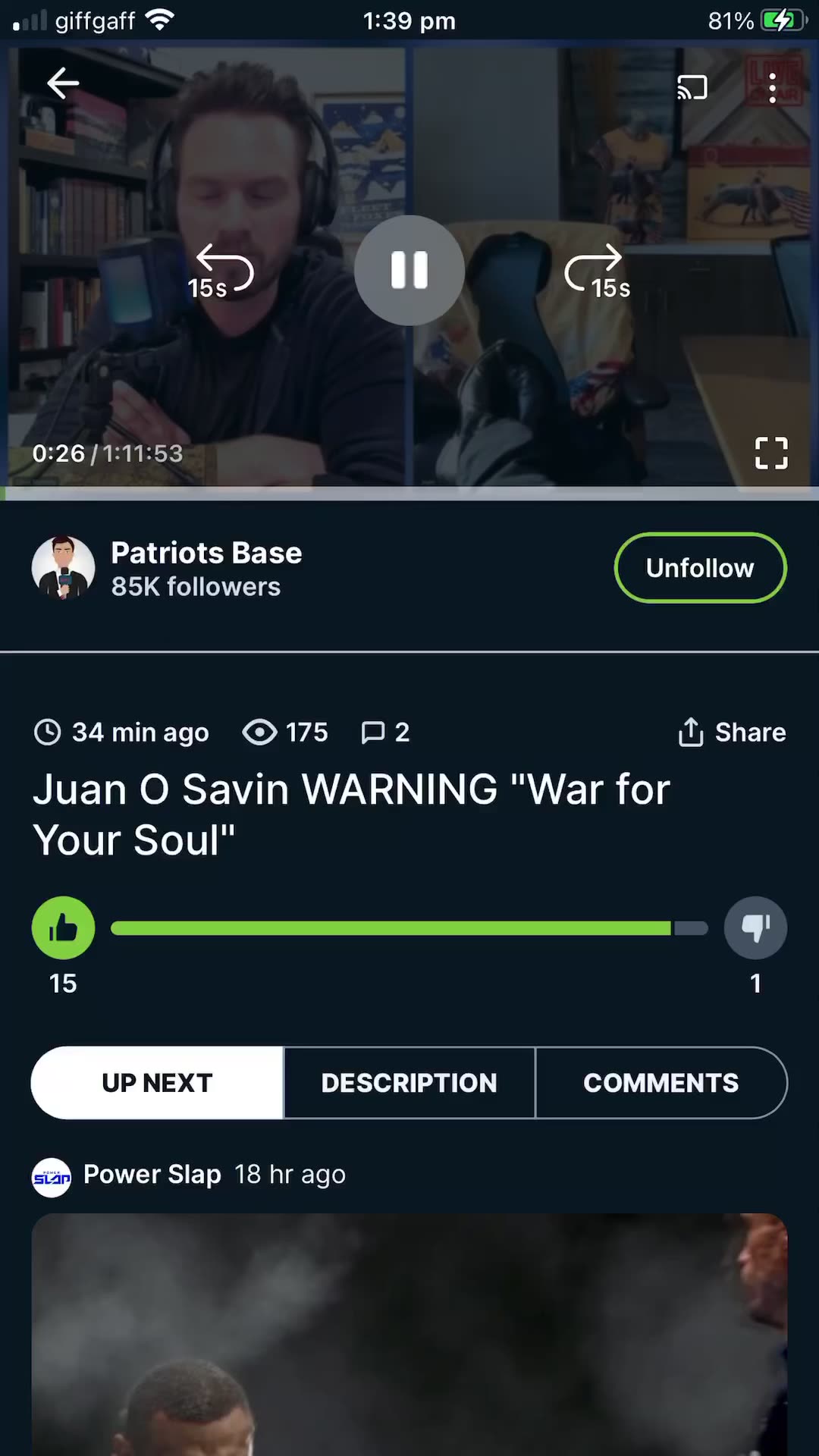 Juan OSavin : Patriot Base