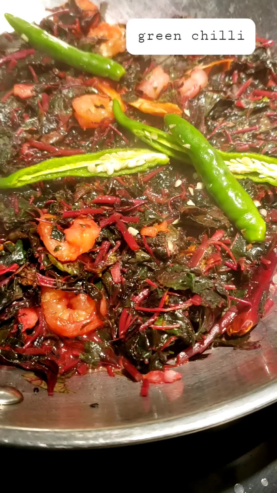 How to Cook Amaranth Leaves with Shrimp 🍤