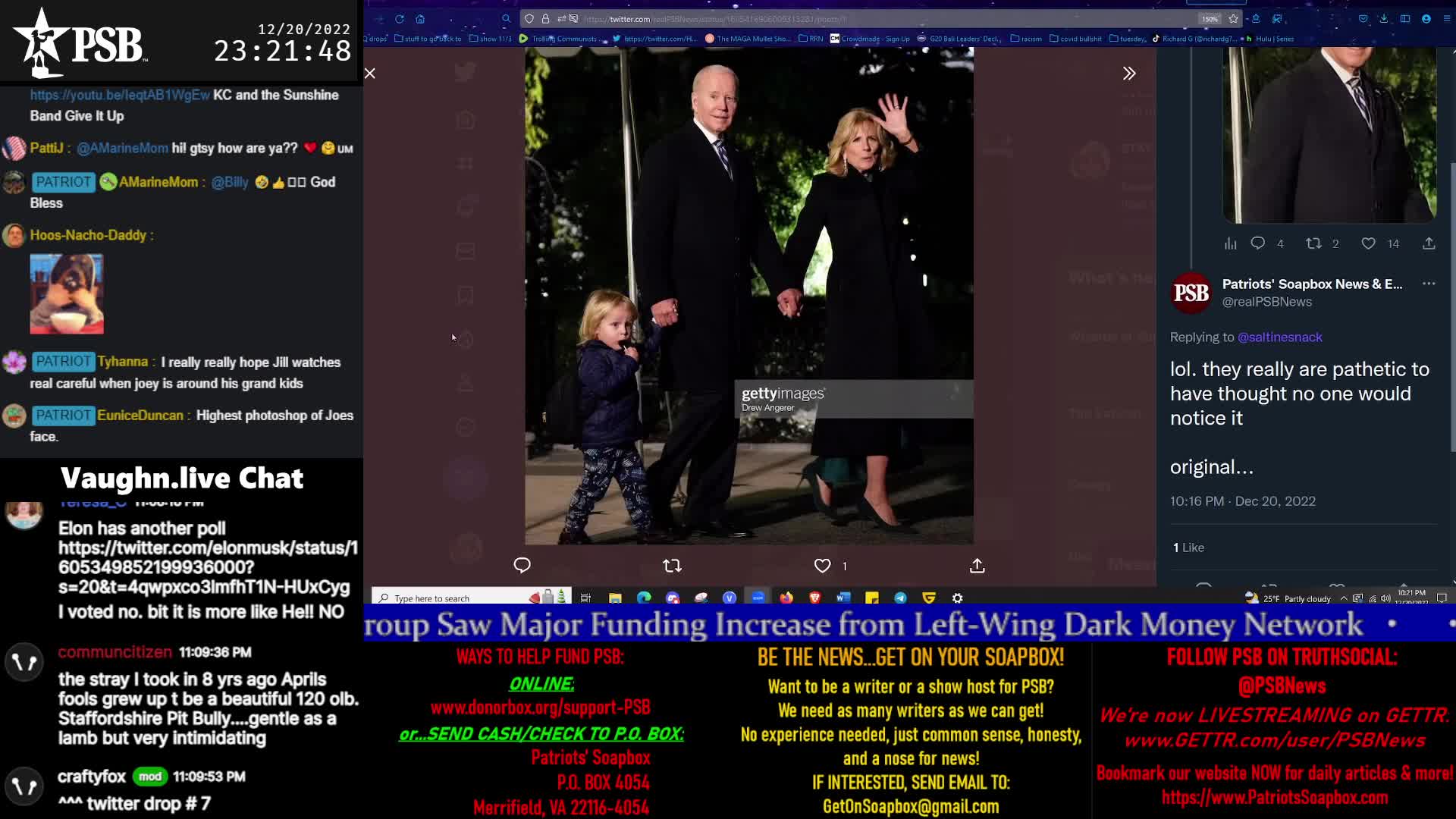 2022-12-20 22:00 EST - The MAGA Mullet Show: with MagaSwaga