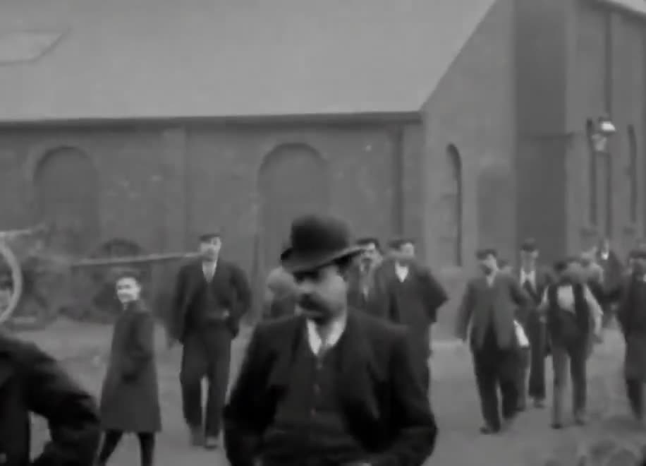 One of the oldest street fights caught on film