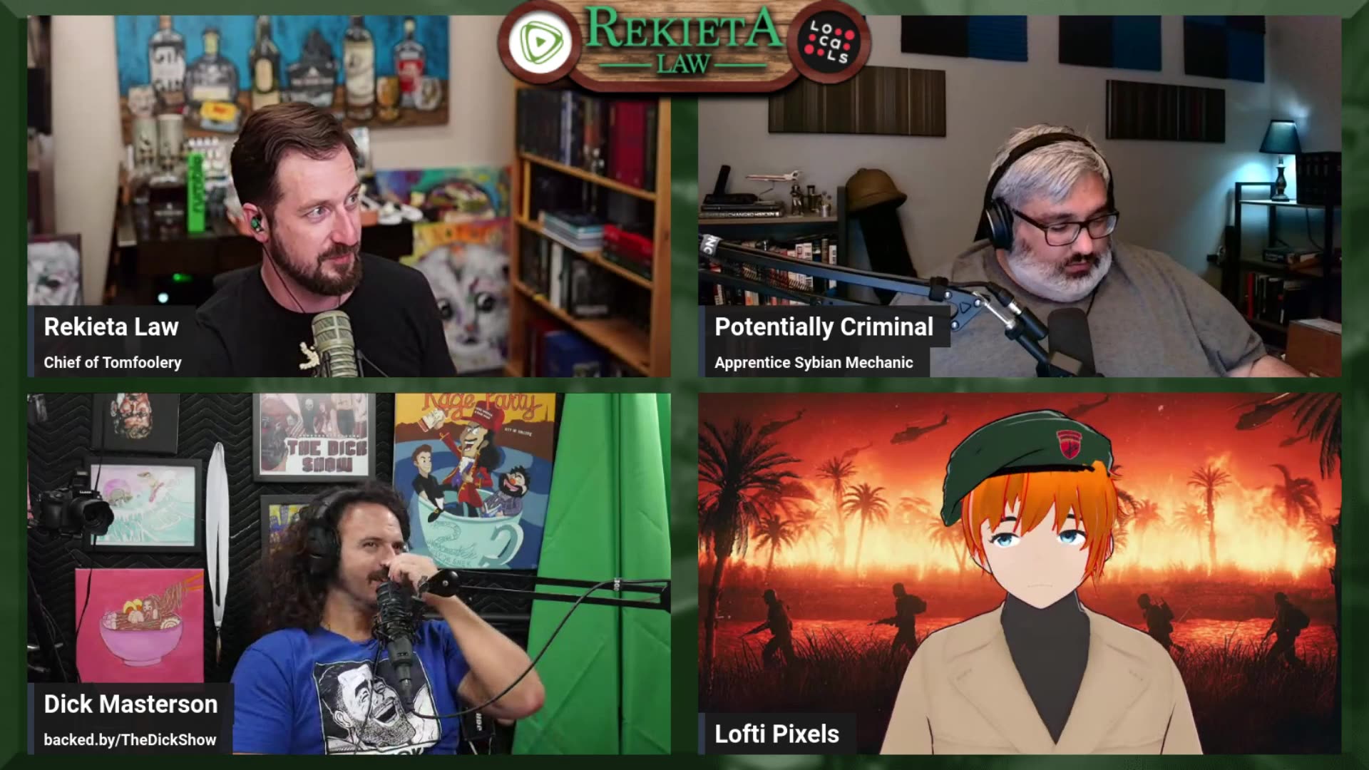 Unemployed Podcasters with Potentially Criminal, Lofti Pixels, Dick ...