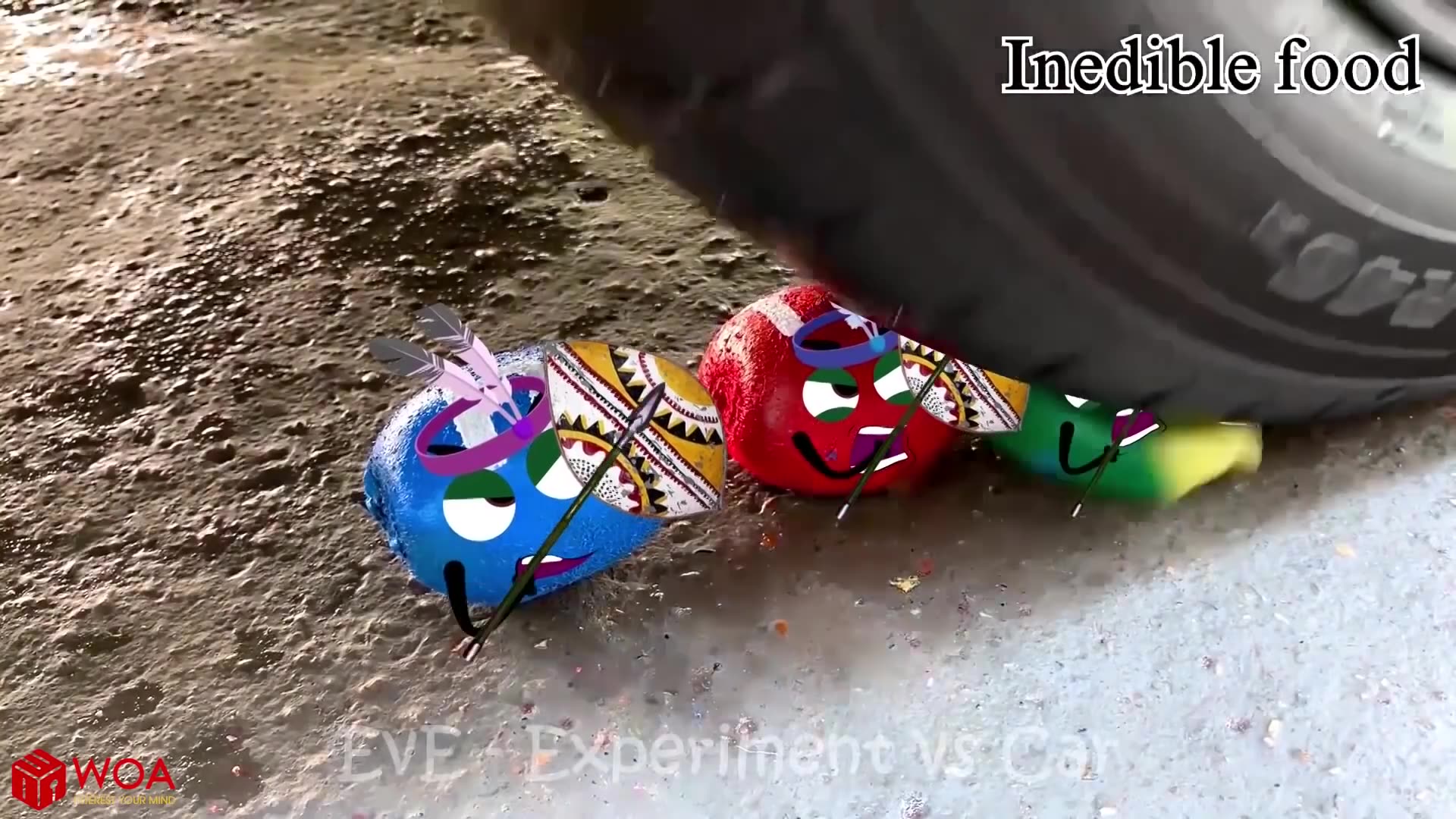 Crushing Crunchy & Soft Things by Car | Experiment Car vs Nails, Coca ...