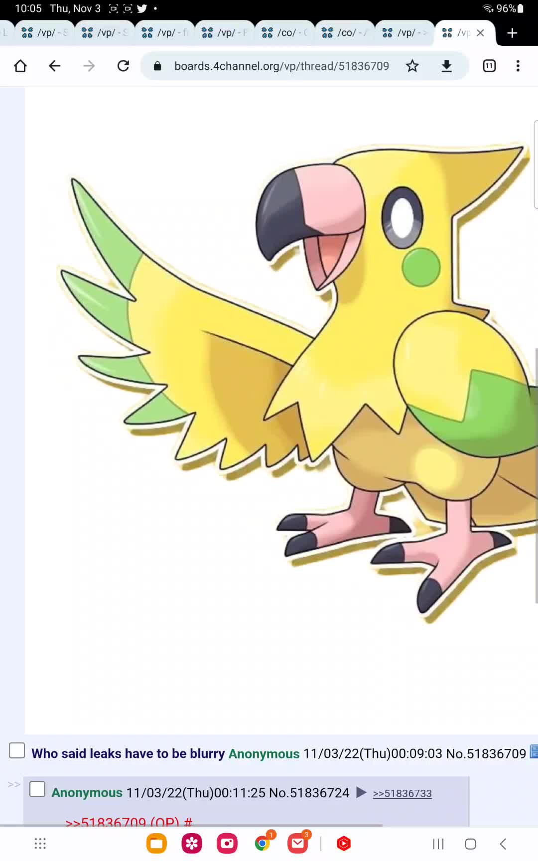 New bird pokemon leaked in scarlet violet