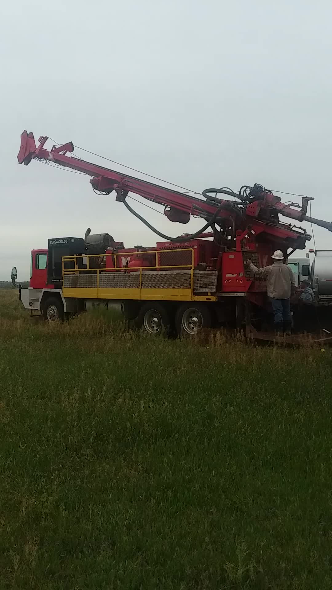 Well Drilling Rig Set Up