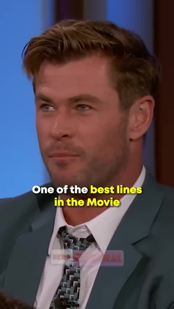Chris Hemsworths Favorite Line In Thor Ragnarok