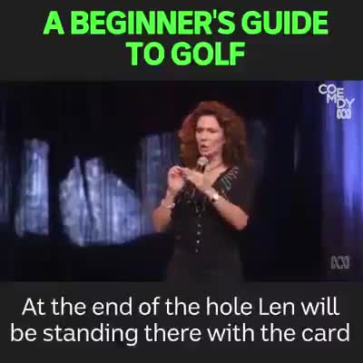 Beginners guide to golf little rude