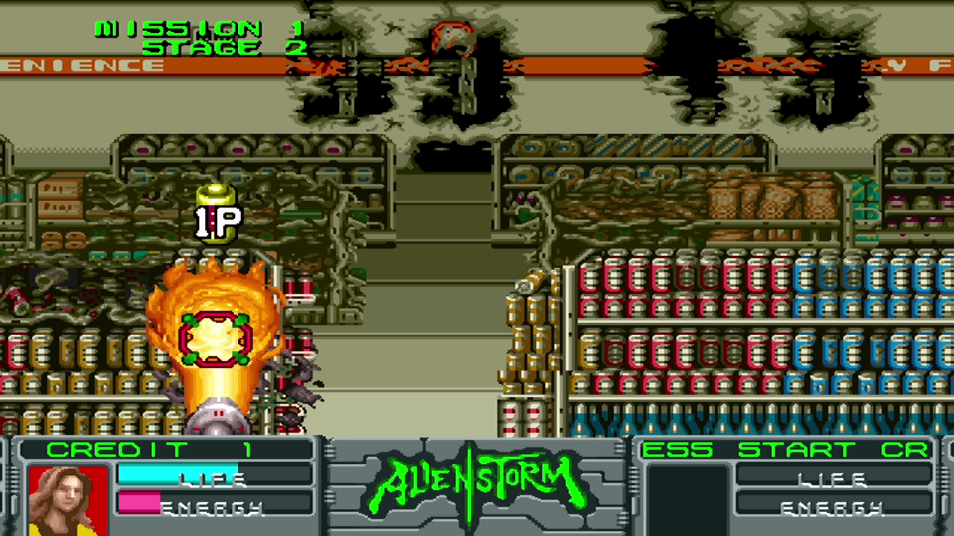Alien Storm Stage 01 #retrogaming #nedeulers #alienstorm