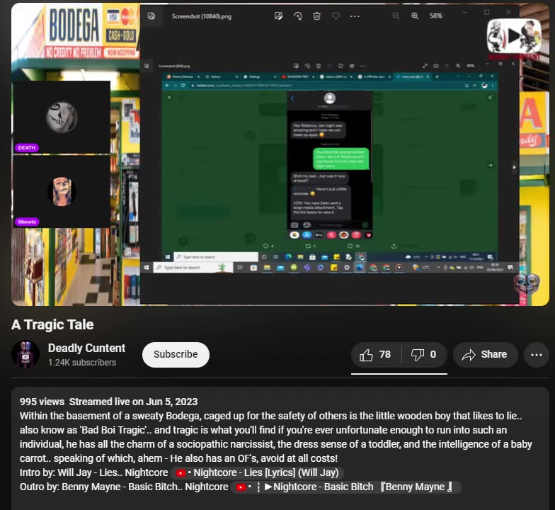 Death exposes Tragic for stabbing his sister