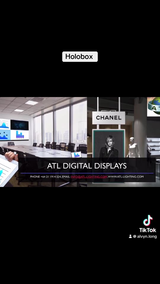 Beam yourself into a holobox!