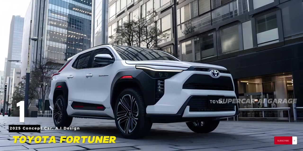 Toyota Fortuner All New 2025 Concept Car, AI Design