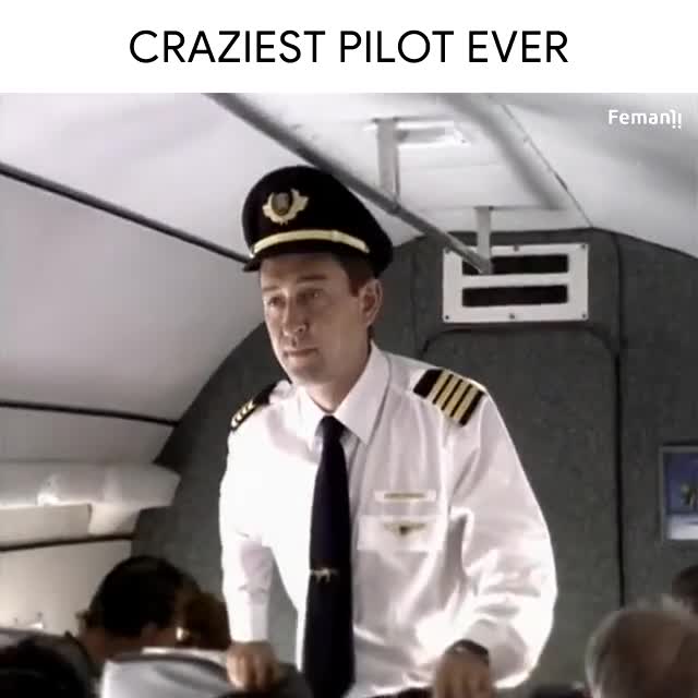 Craziest Pilot Ever, Most Funny Viral Video, Comedy on The Plane