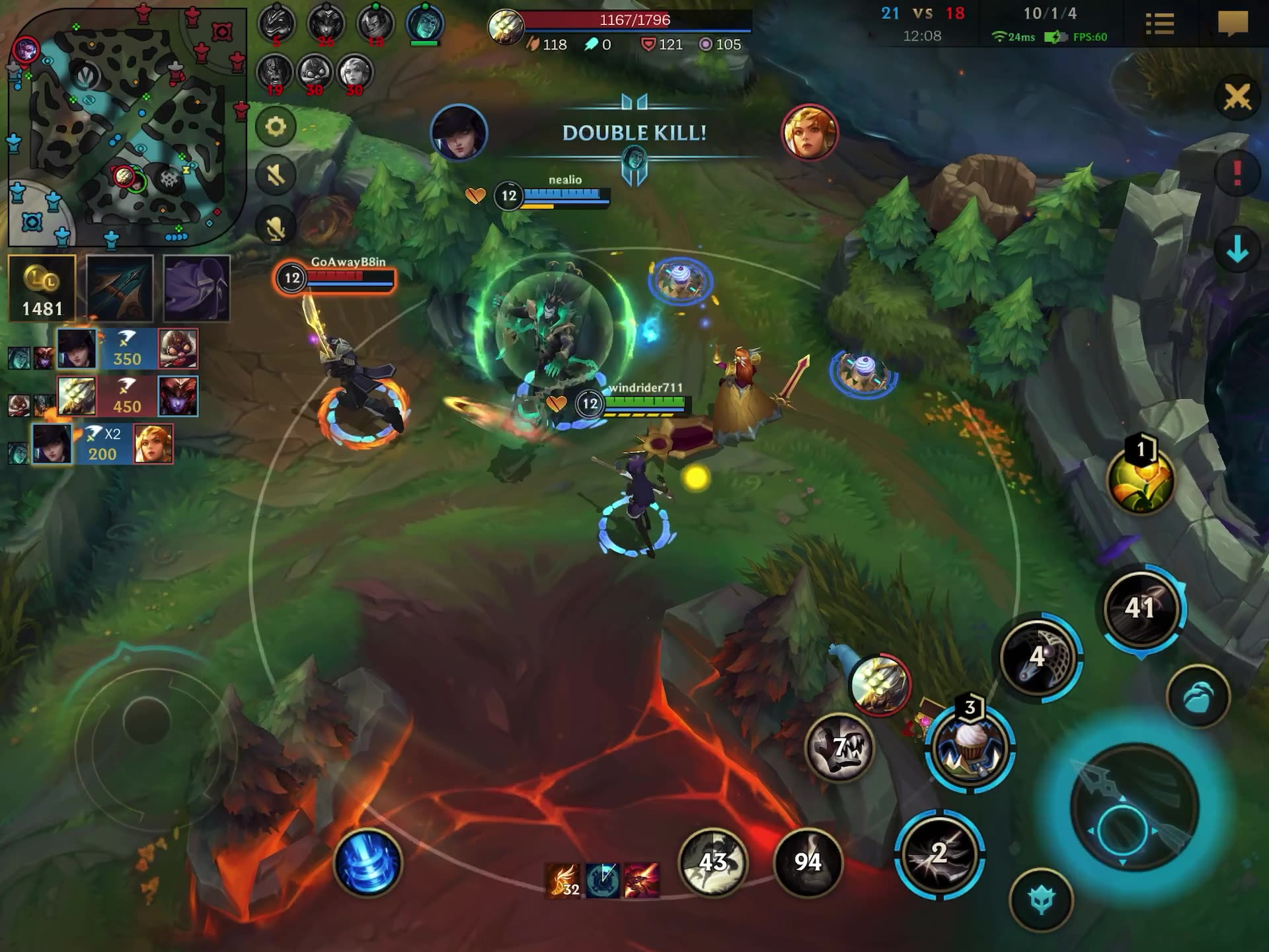 Wild Rift Highlights: Cait Full Crit Build