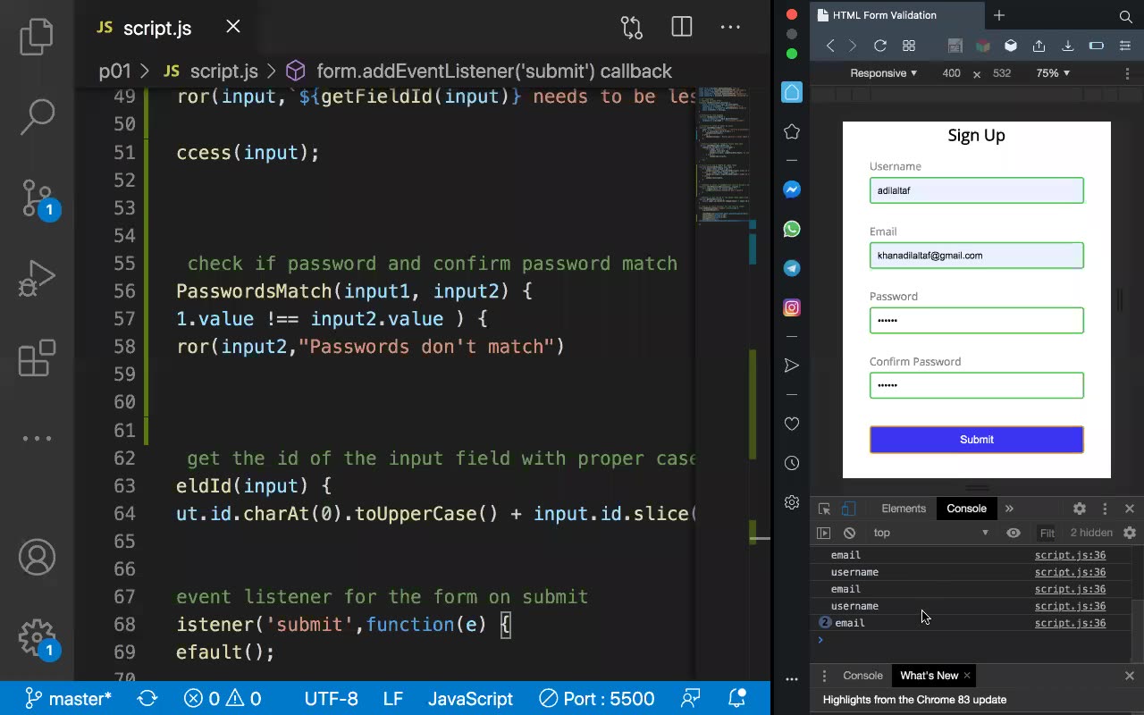 How to Create a Form using HTML and CSS part 2