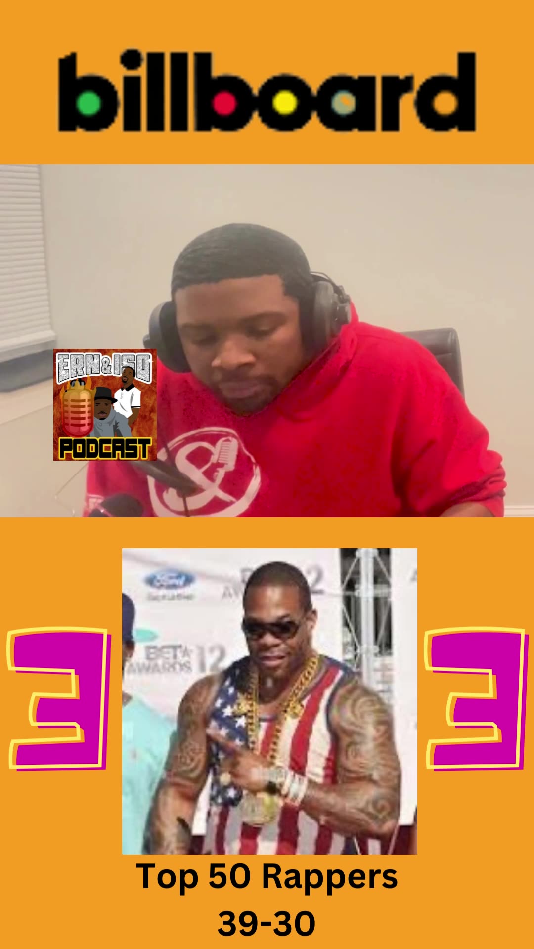 🎤 Billboards Top 50 Rappers (39-30) 🎶 ft. 🔝 Emcees #HipHop #Rap # ...